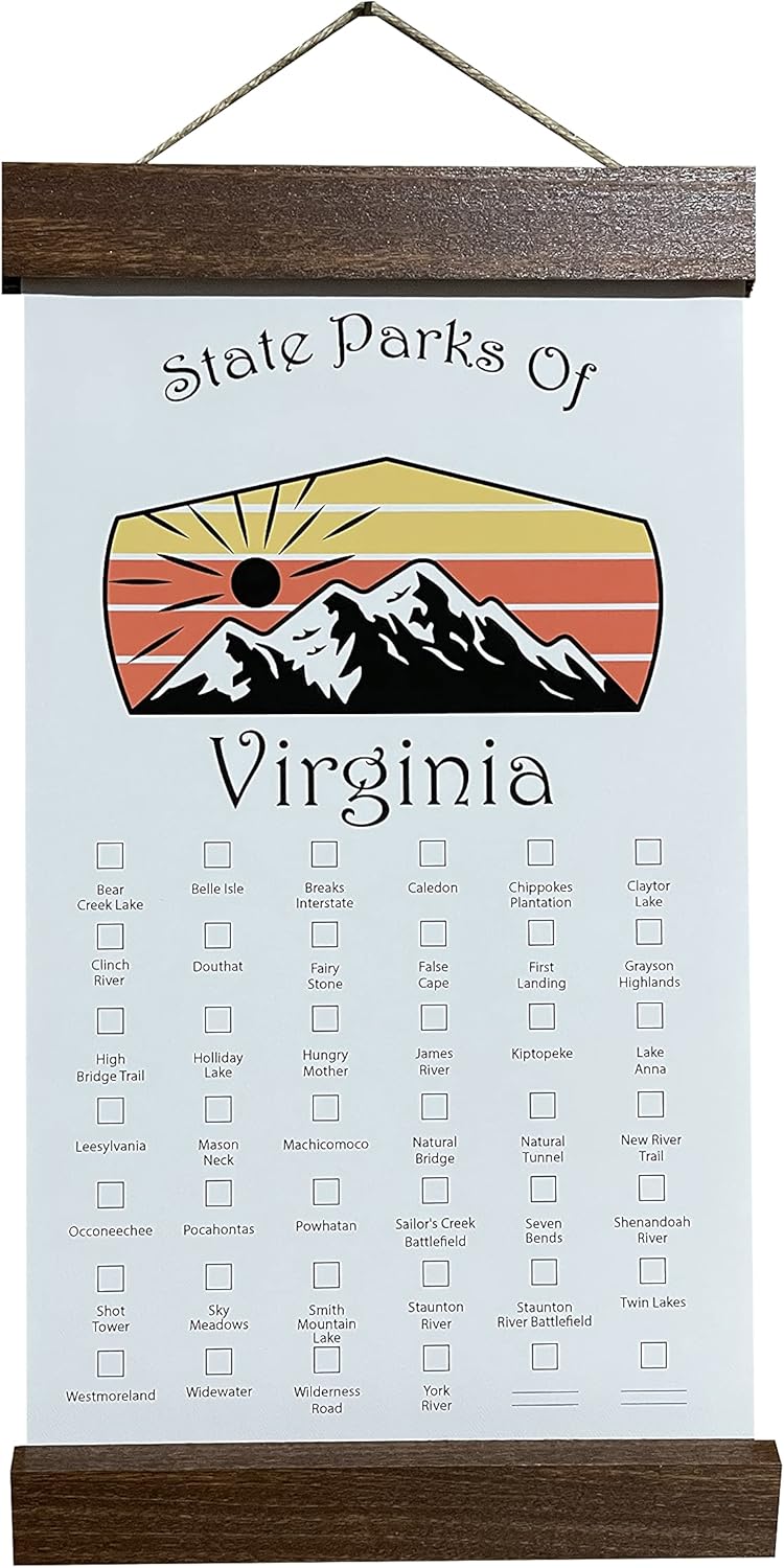 Amazon.com: Virginia State Park Checklist - Ultimate VA State Park ...