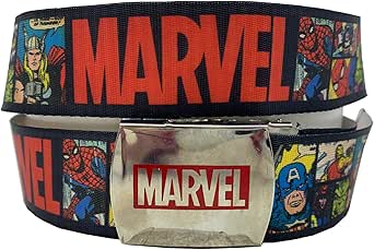 Amazon.com: Avengers Classic Marvel Heroes Web Belt : Clothing, Shoes ...