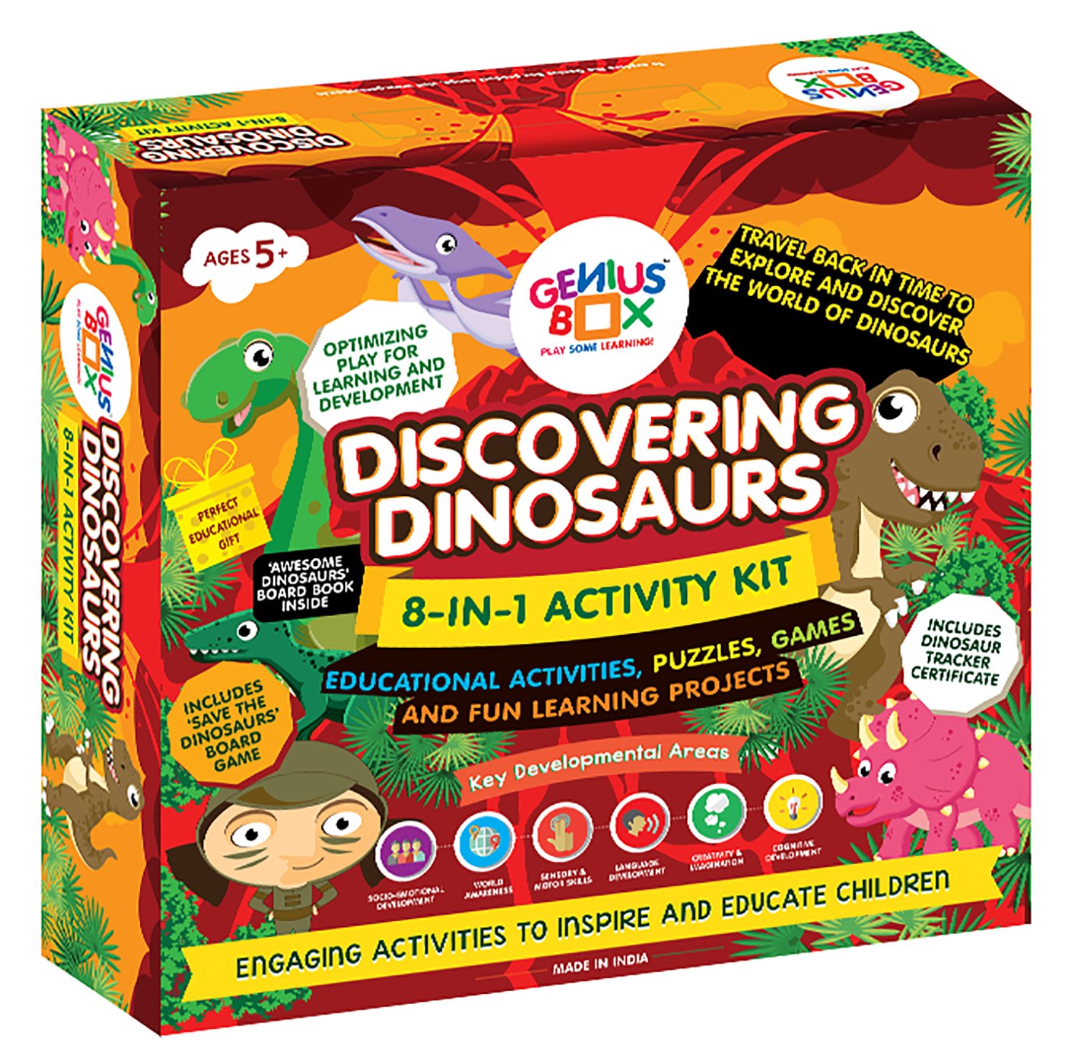 Buy Genius Box Educational Toy For 5 Years And Up Discovering Dinosaurs DIY Activity Kit buy-genius-box-educational-toy-for-5-years-and-up-discovering-dinosaurs-diy-activity-kit