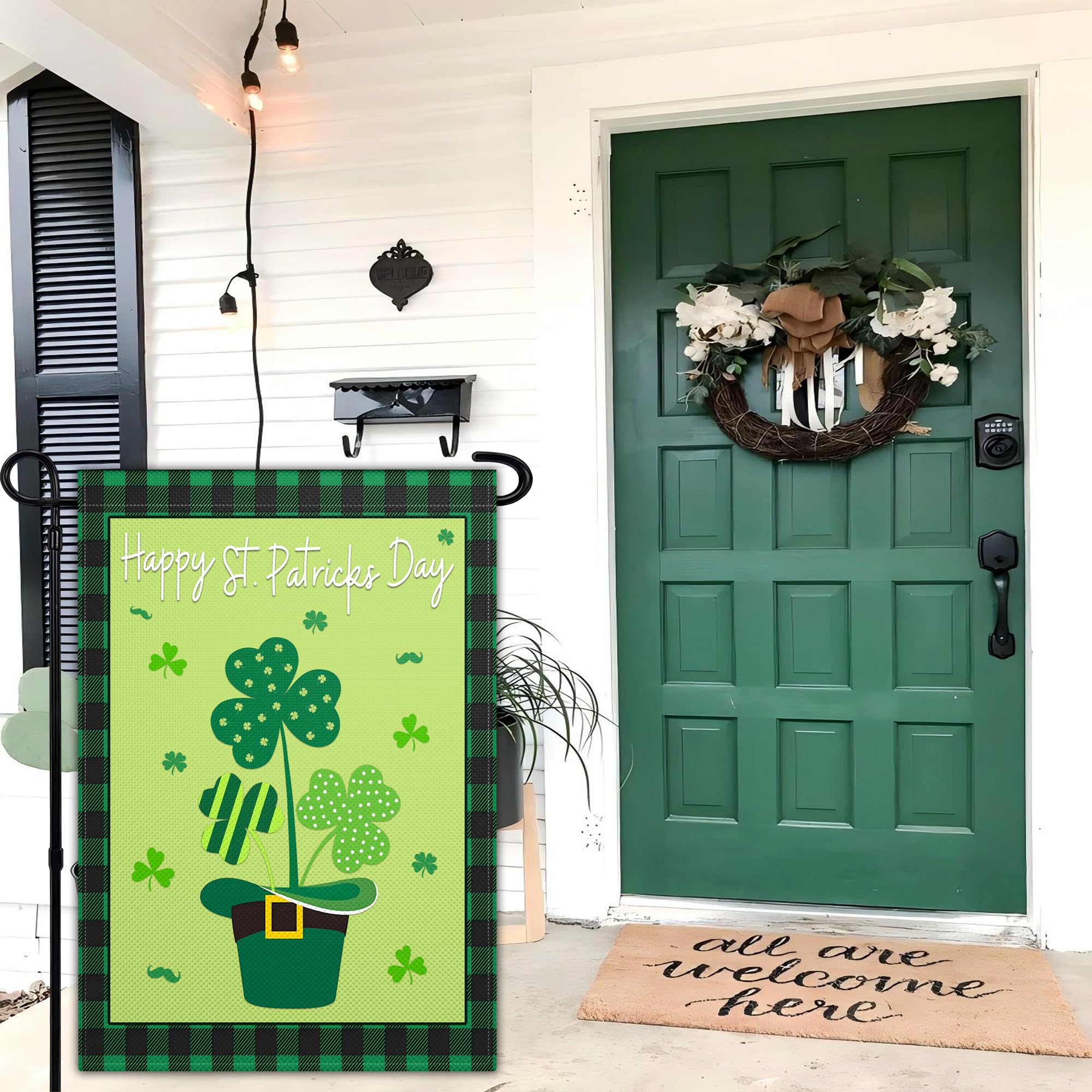 Snapklik.com : Happy St Patricks Day Garden Flags 12x18 Inch Double ...