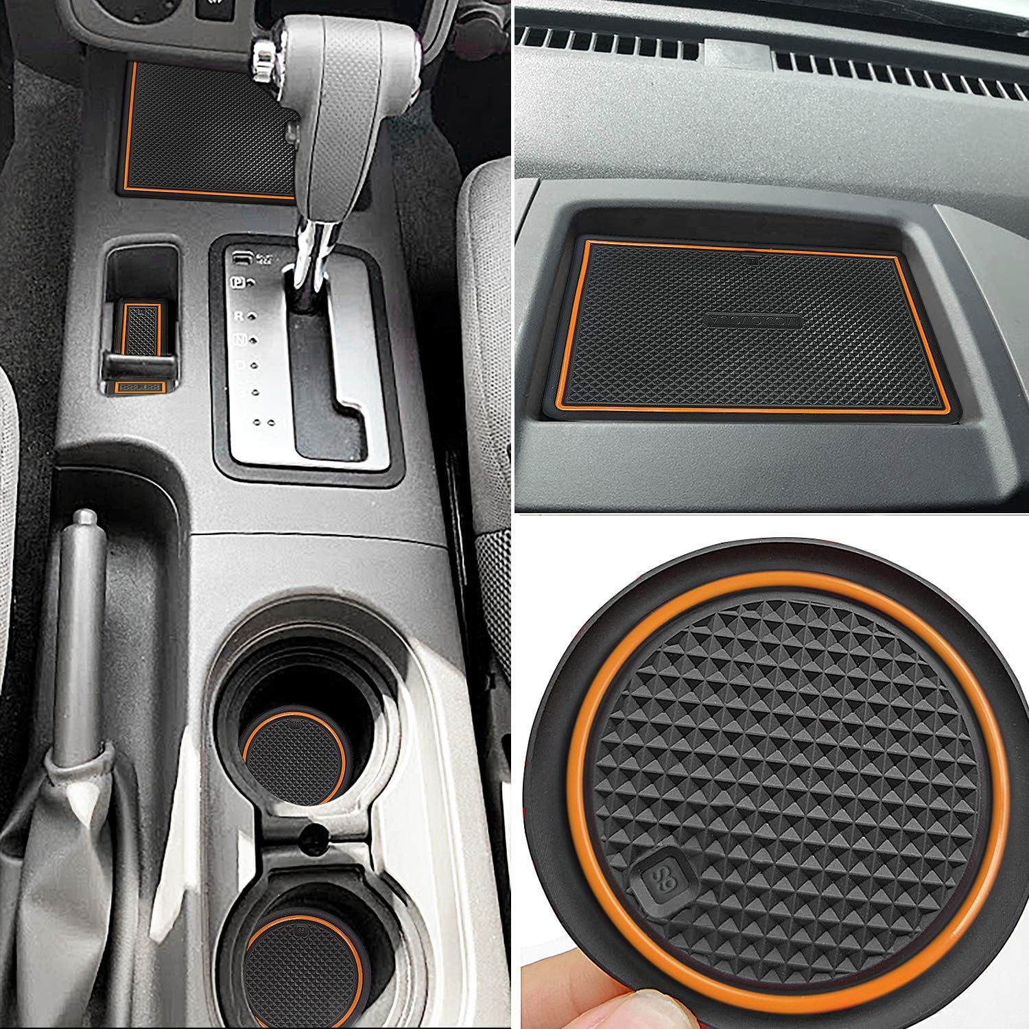 Amazon.com: auovo Anti Dust Mats for Frontier Crew Cab 2005-2020 for ...