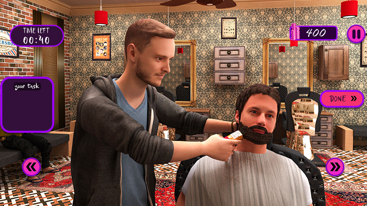 Barber Shop Hair Tatoo 3D: New Beard Saloon Fade Master Games 2024 ...