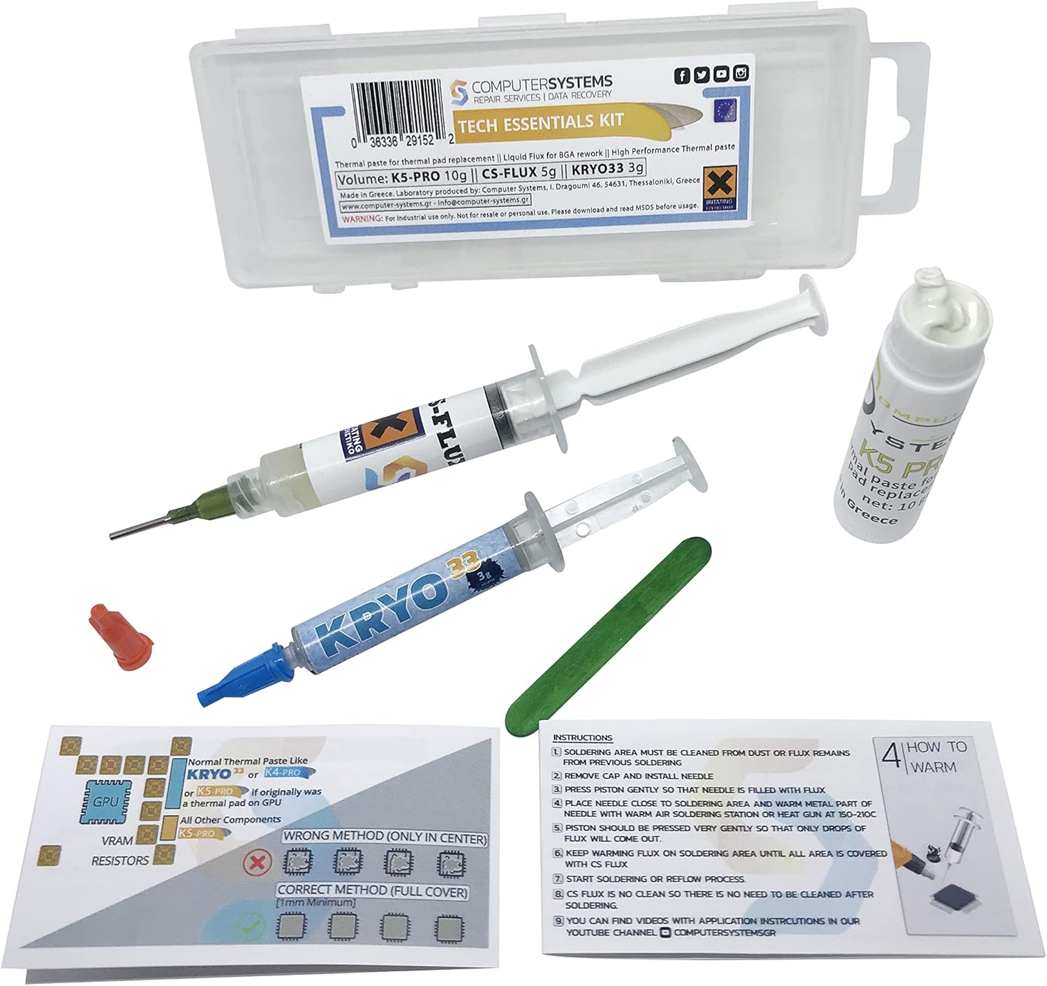 COMPUTERSYSTEMS REPAIR SERVICES DATA RECOVERY Tech Essentials KIT ...