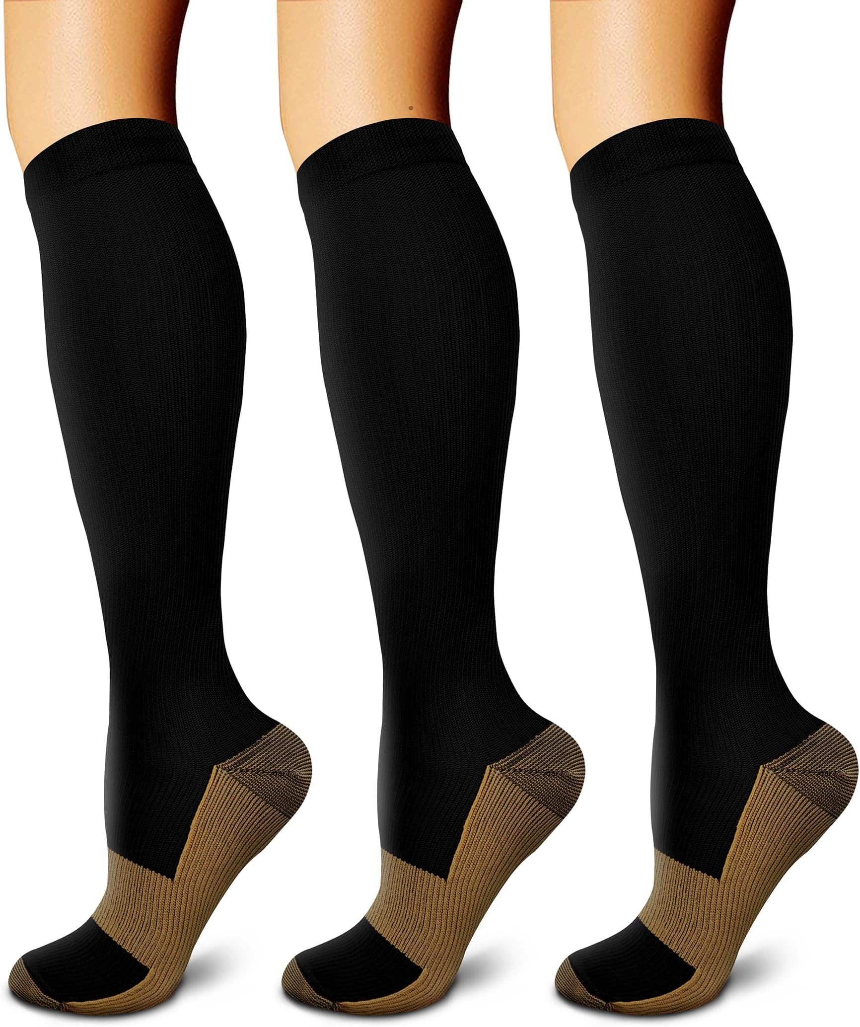 Amazon.com: Truform Medical Compression Socks for Men and Women, 8-15 ...