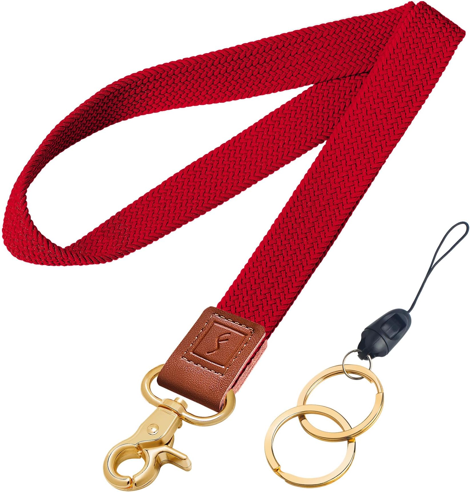 Amazon.com: Fishent Stretchy Neck Lanyard, Cute Keychain Lanyard for ...