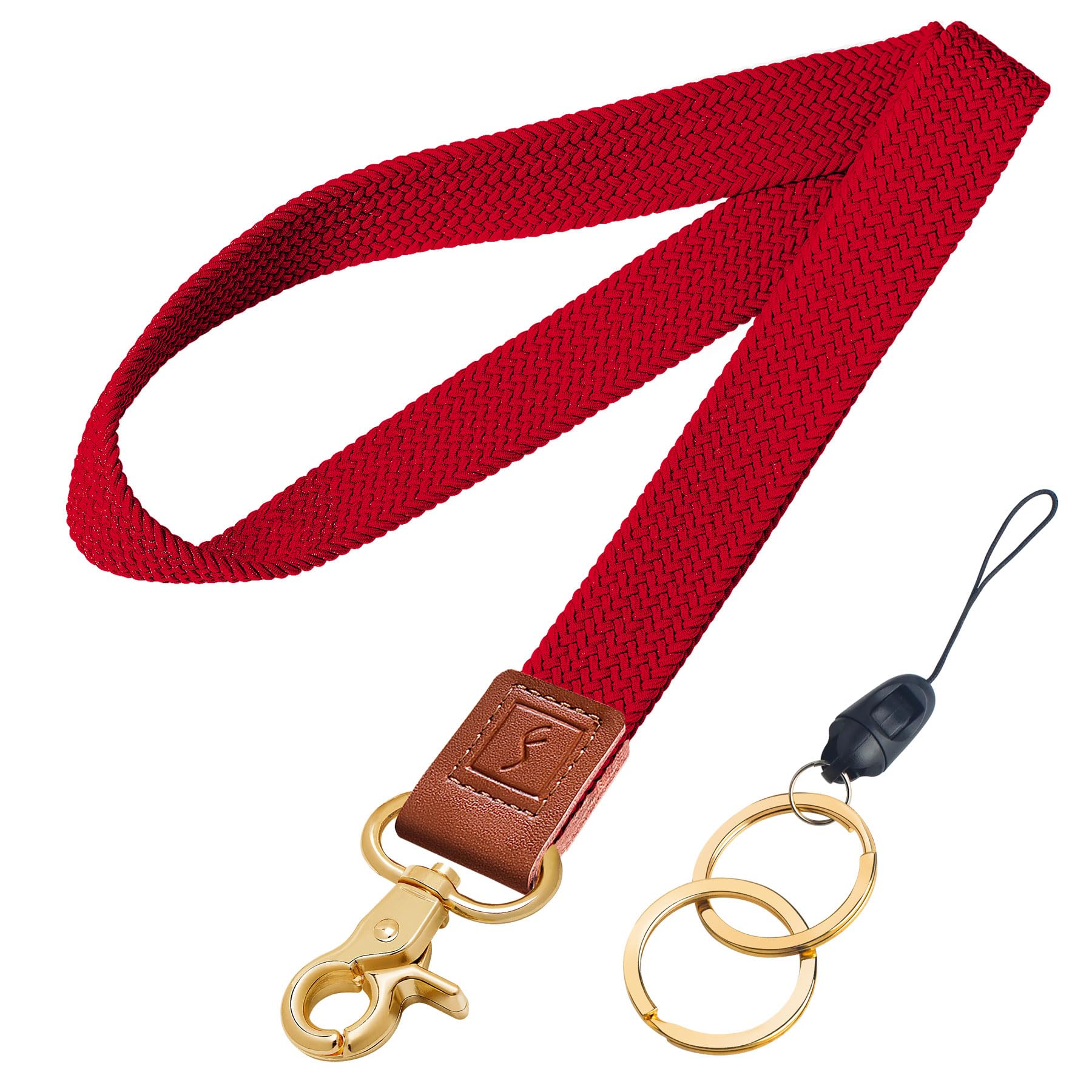 Amazon.com: Fishent Stretchy Neck Lanyard, Cute Keychain Lanyard for ...