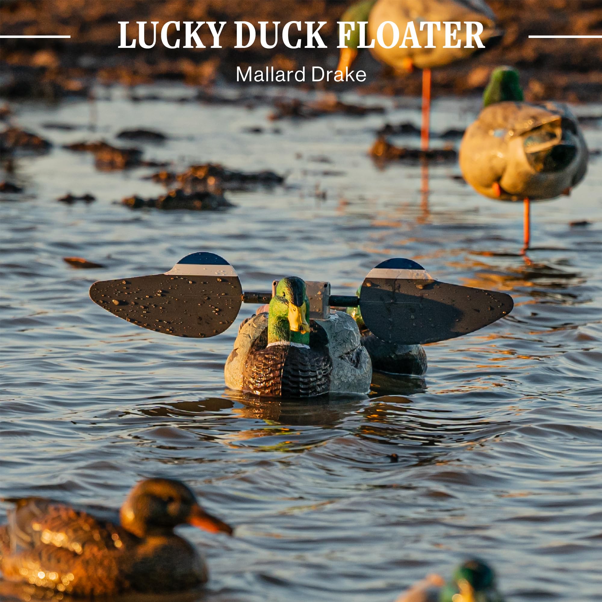 Snapklik.com : Lucky Duck Water Motion Duck Hunting Decoys
