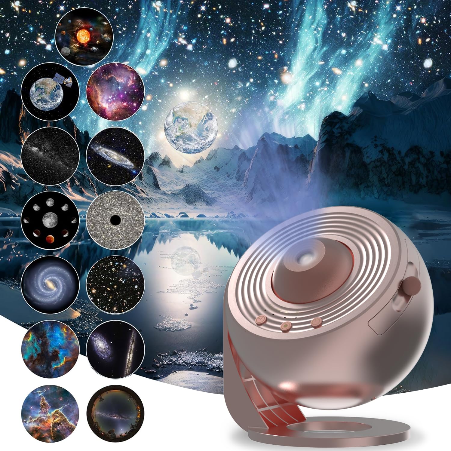 Galaxy Projector,Syslux Planetarium Star Projector HD Image Large ...