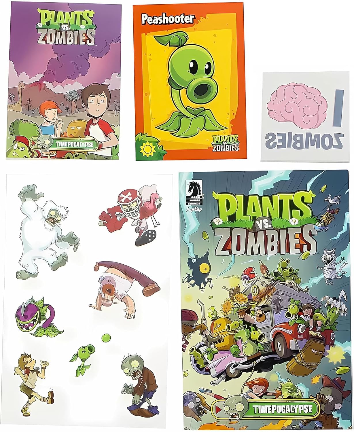 Plants vs Zombies Minicomic Set : Amazon.co.uk: Toys & Games