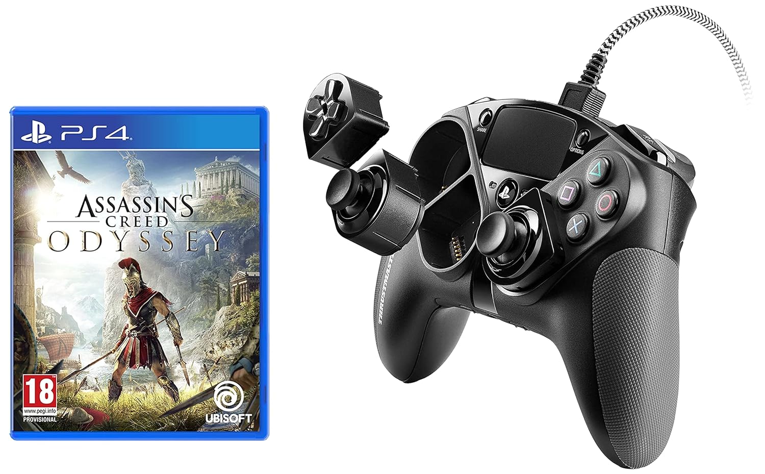 Buy Assassins Creed: Odyssey (PS4)+ThrustMaster Eswap Pro Controller ...