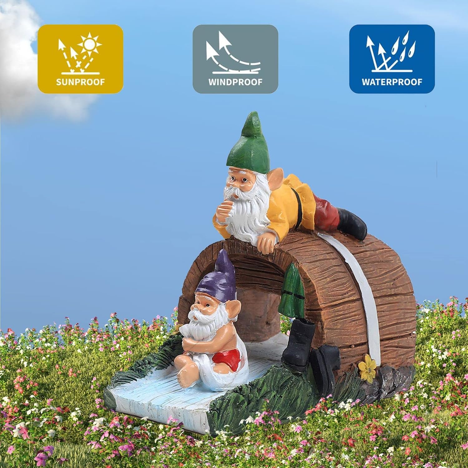 Gnome Gutter Downspout Extension Decorative Statue, Australia | Ubuy