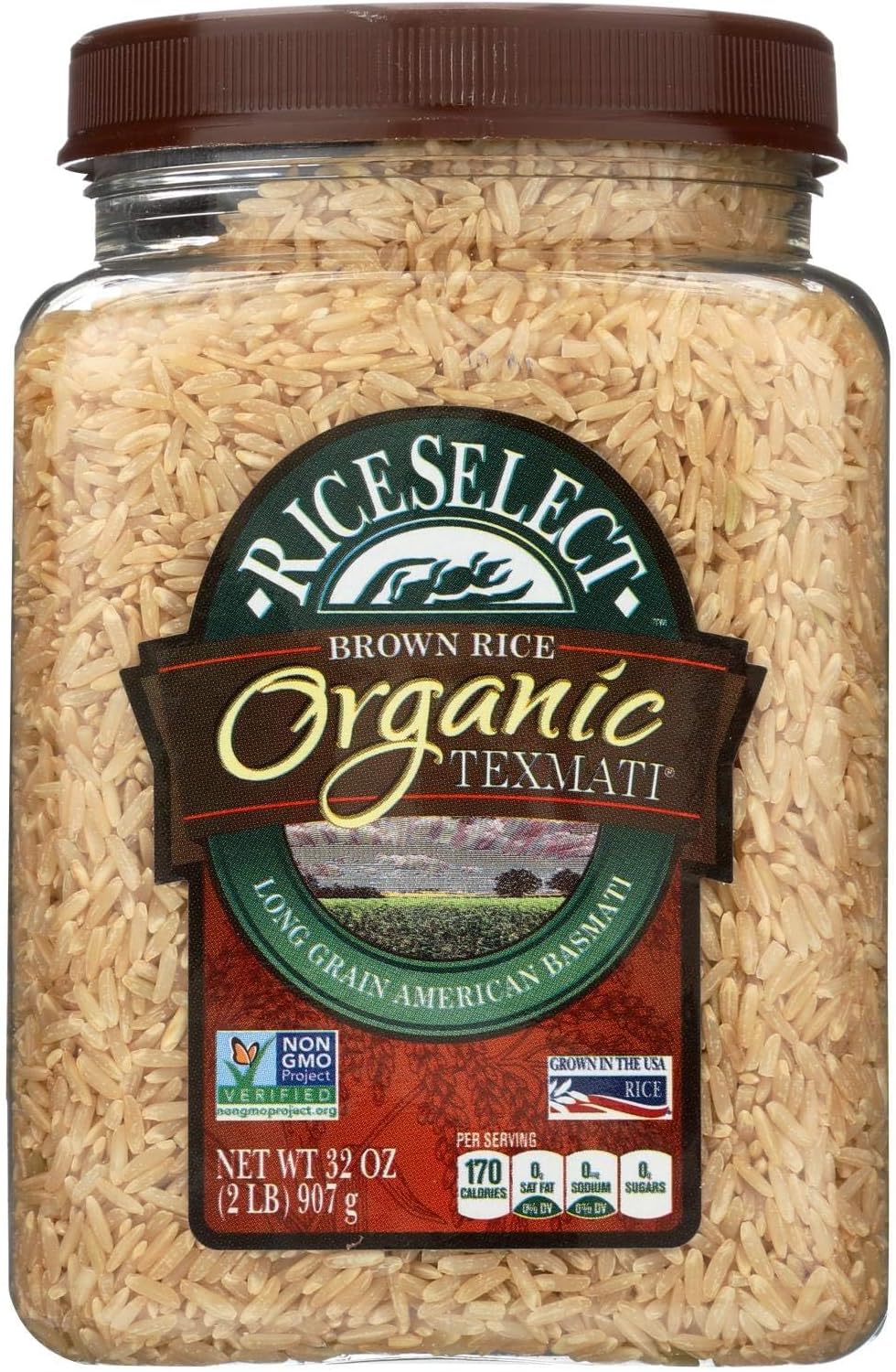 Amazon.com : RiceSelect Organic Texmati White Rice, 32 Ounce (1 Count ...