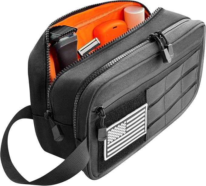 Amazon.com: ARMORWERK Professional Tactical Toiletry Bag for Men ...