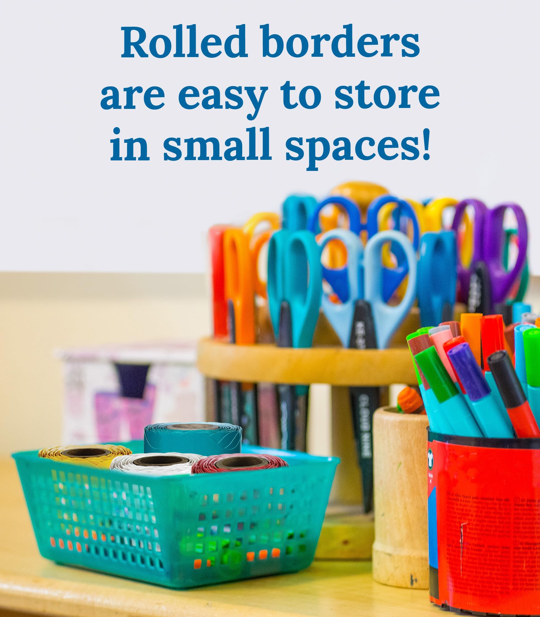 Snapklik.com : Carson Dellosa 36Ft Of Teal Bulletin Board Borders, 1 ...