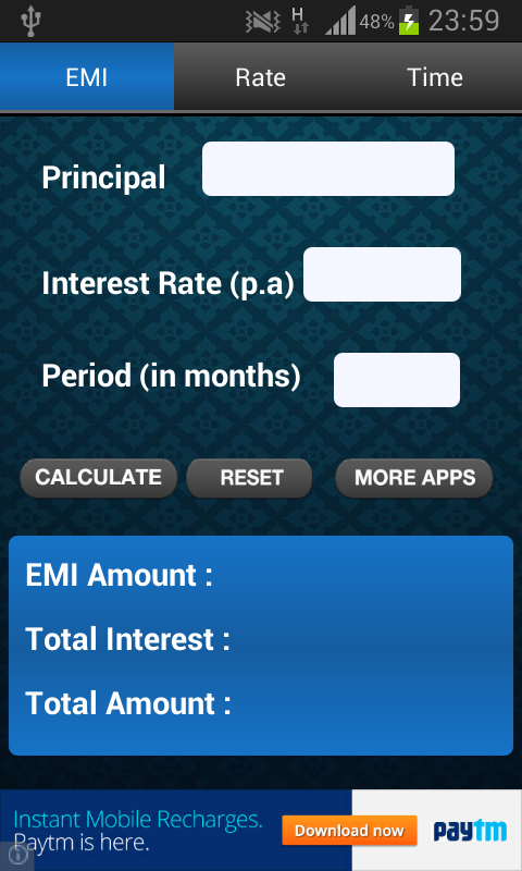 EMI Calculator - Application sur Amazon Appstore