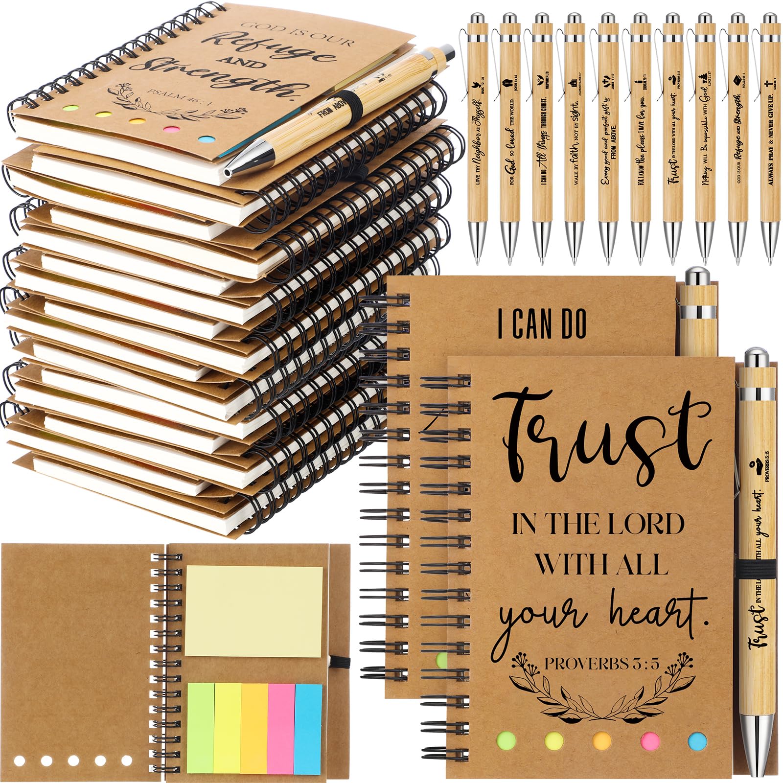 Snapklik.com : Spakon 60 Pcs/ 30 Set Christian Gifts Bulk Religious ...