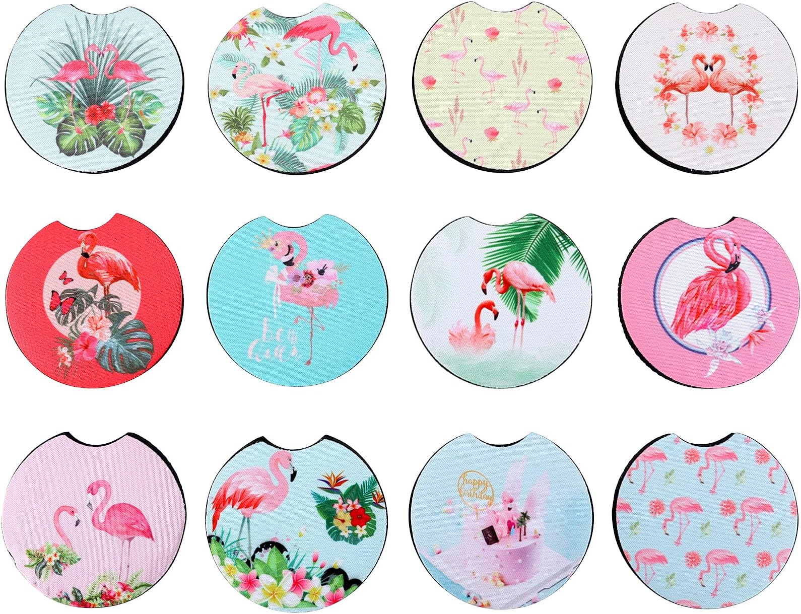 Amazon.com: FUN LAVIE Car Coaster 12 Pack Car Cup Holder Coaster Set ...