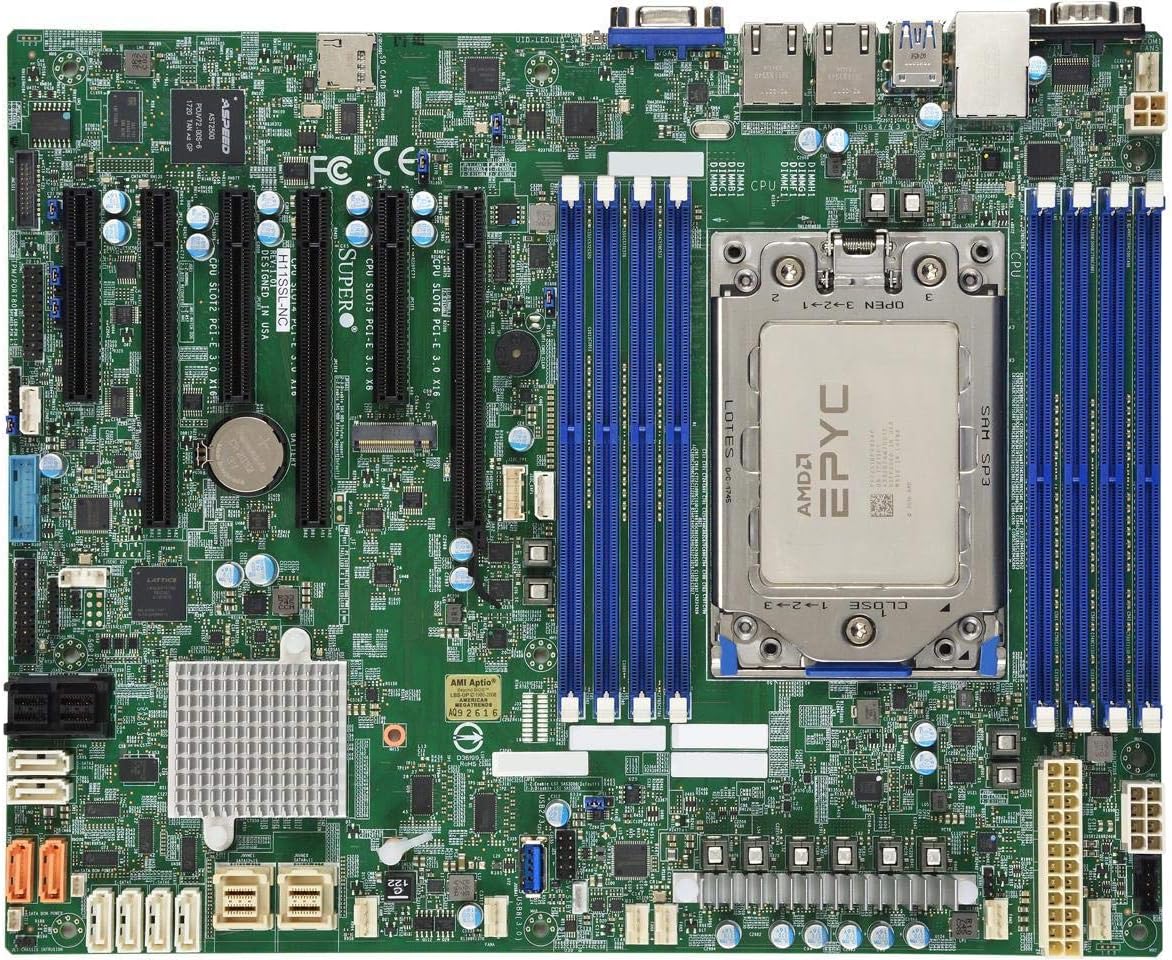 Supermicro ainboard, Factory Installed with AMD EPYC Rome 64 Cores ...