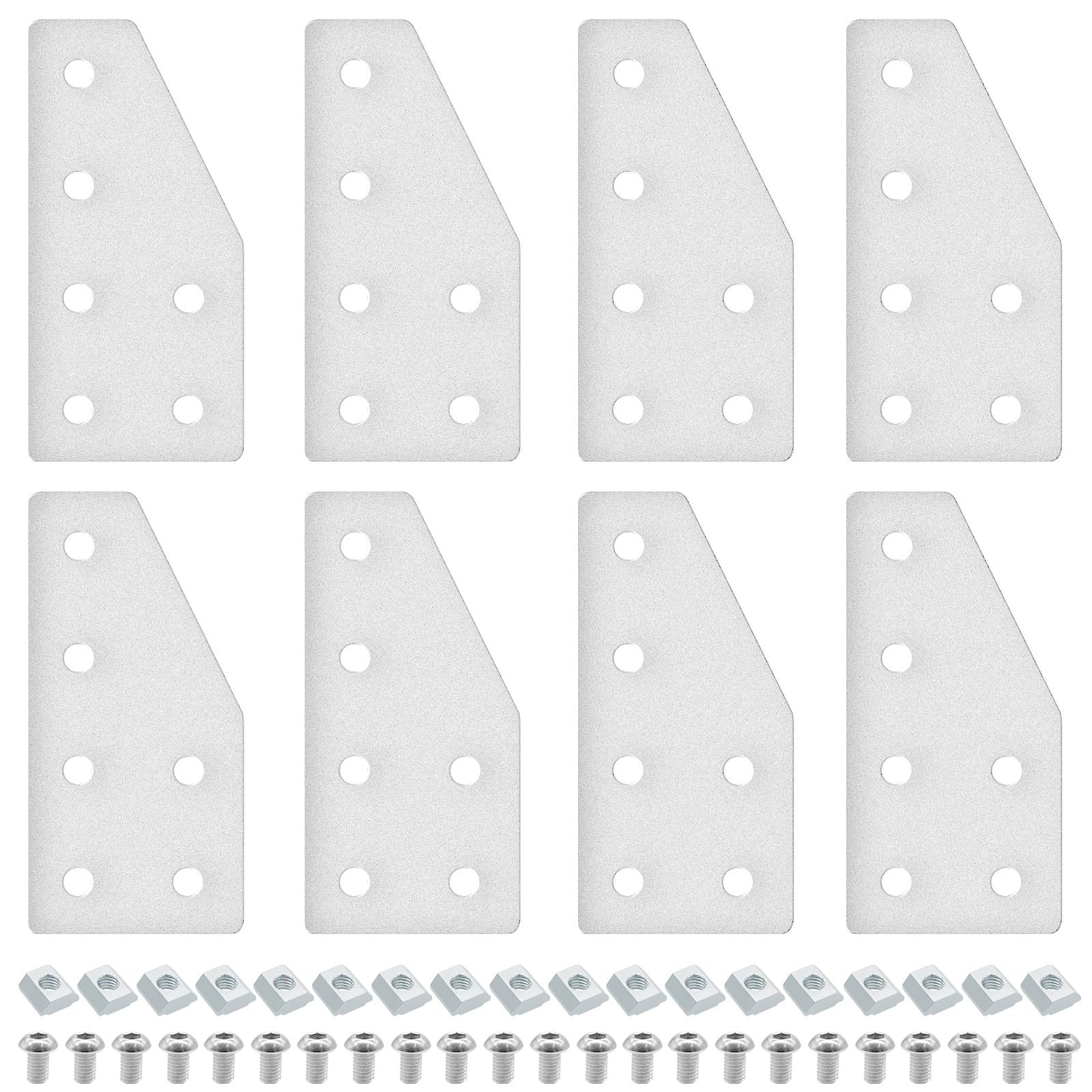 Amazon.com: Seekliny 8pcs 2040 L Corner Bracket Joining Plate T Slotted ...
