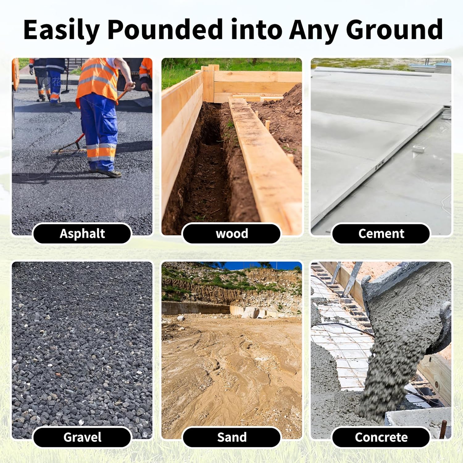 16-inch Heavy Duty Ground Rebar Stakes Set with Nepal | Ubuy