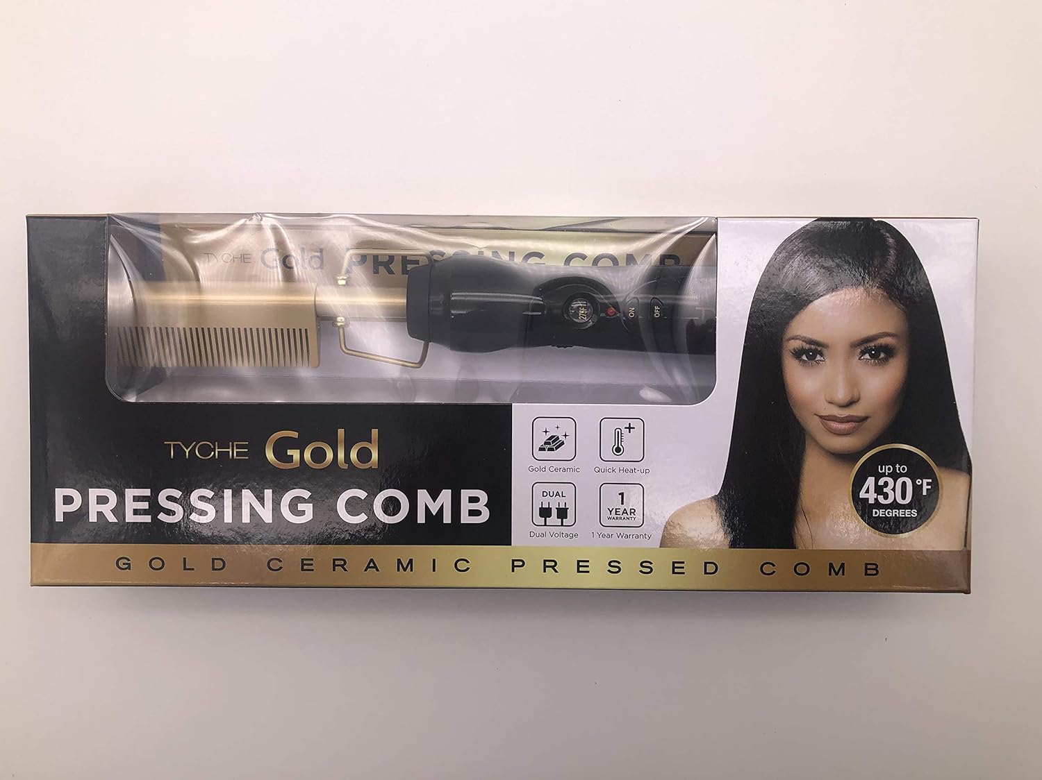 Amazon.com : TYCHE GOLD CERAMIC PRESSING COMB : Beauty & Personal Care