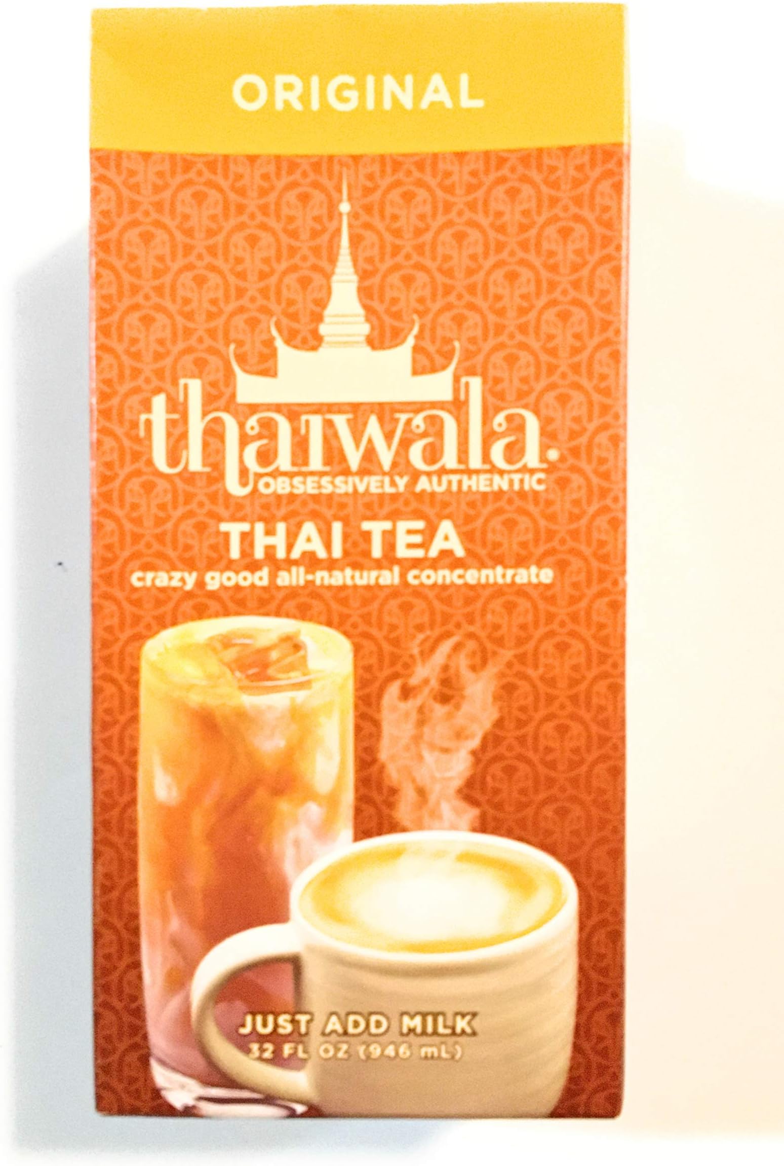 Amazon.com : Thaiwala Original Thai Tea Concentrate 32 Fl Oz : Grocery ...