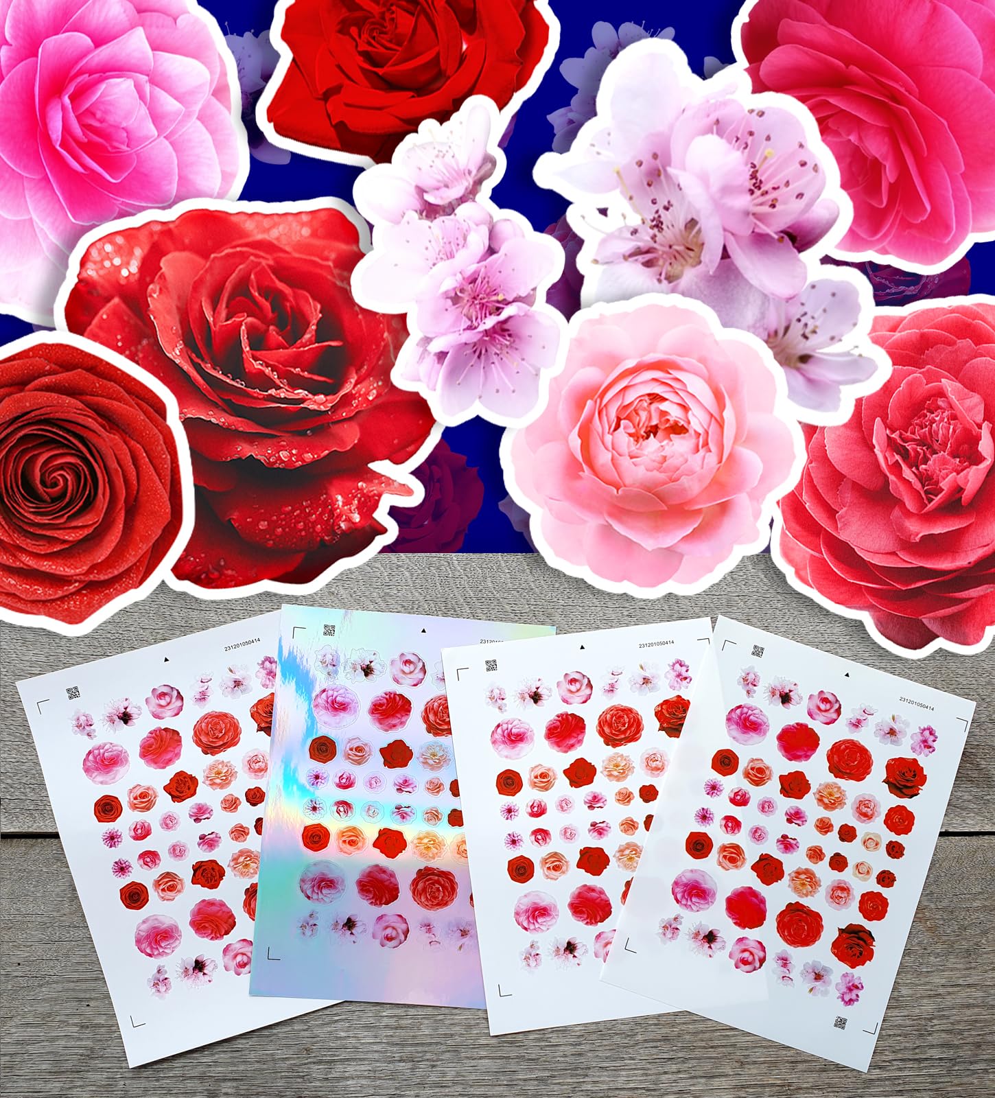 Amazon.com: Stickers Pack (Over 150 Stickers) Bright and Colourful Pink ...