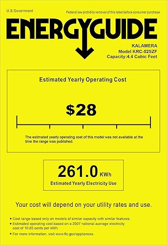 Amazon.com: Kalamra KRC-52SZF 4.2 Cu.ft 50 Bottle Single Zone Wine ...