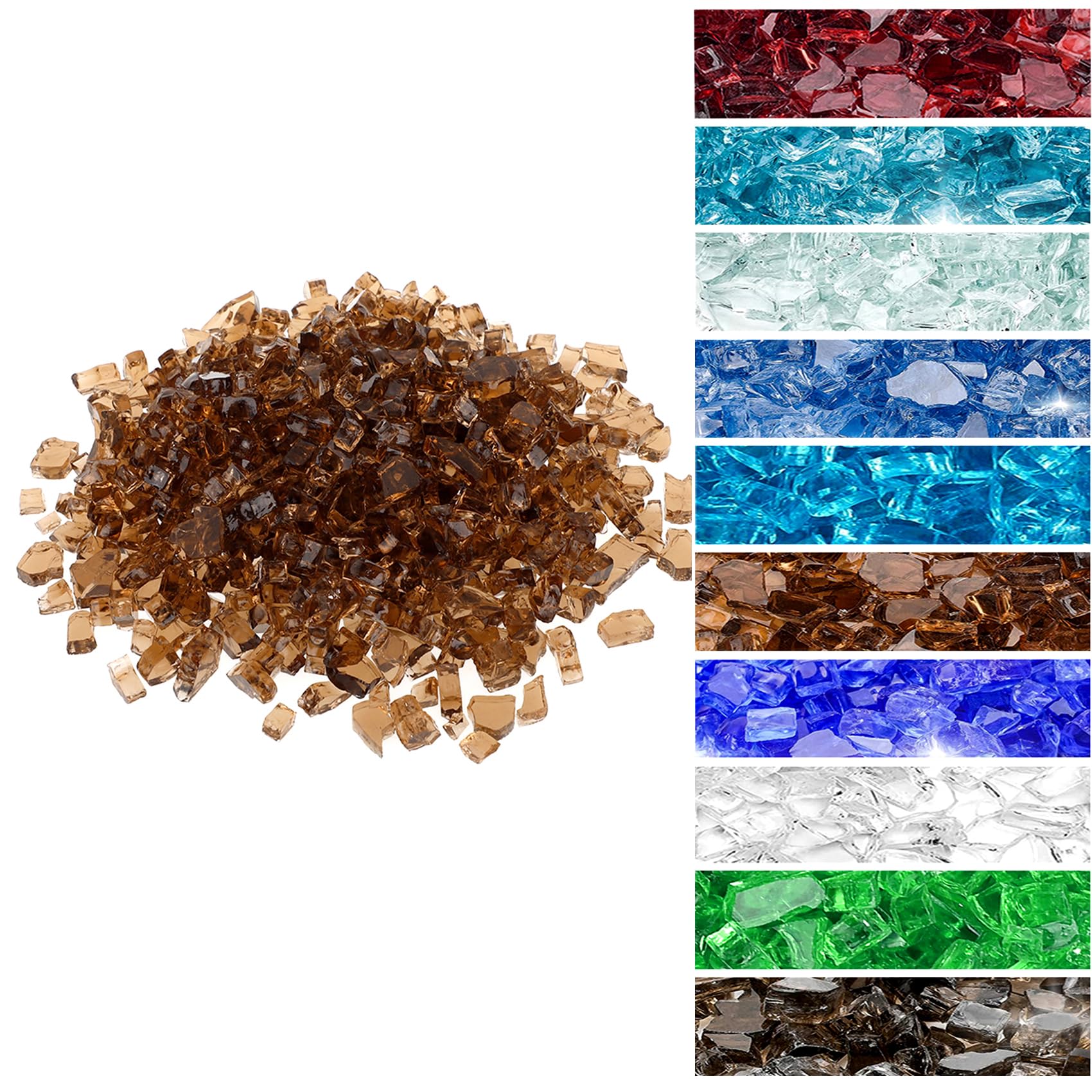 Snapklik.com : Onlyfire 10-Pounds High Luster Fire Glass For Natural Or ...