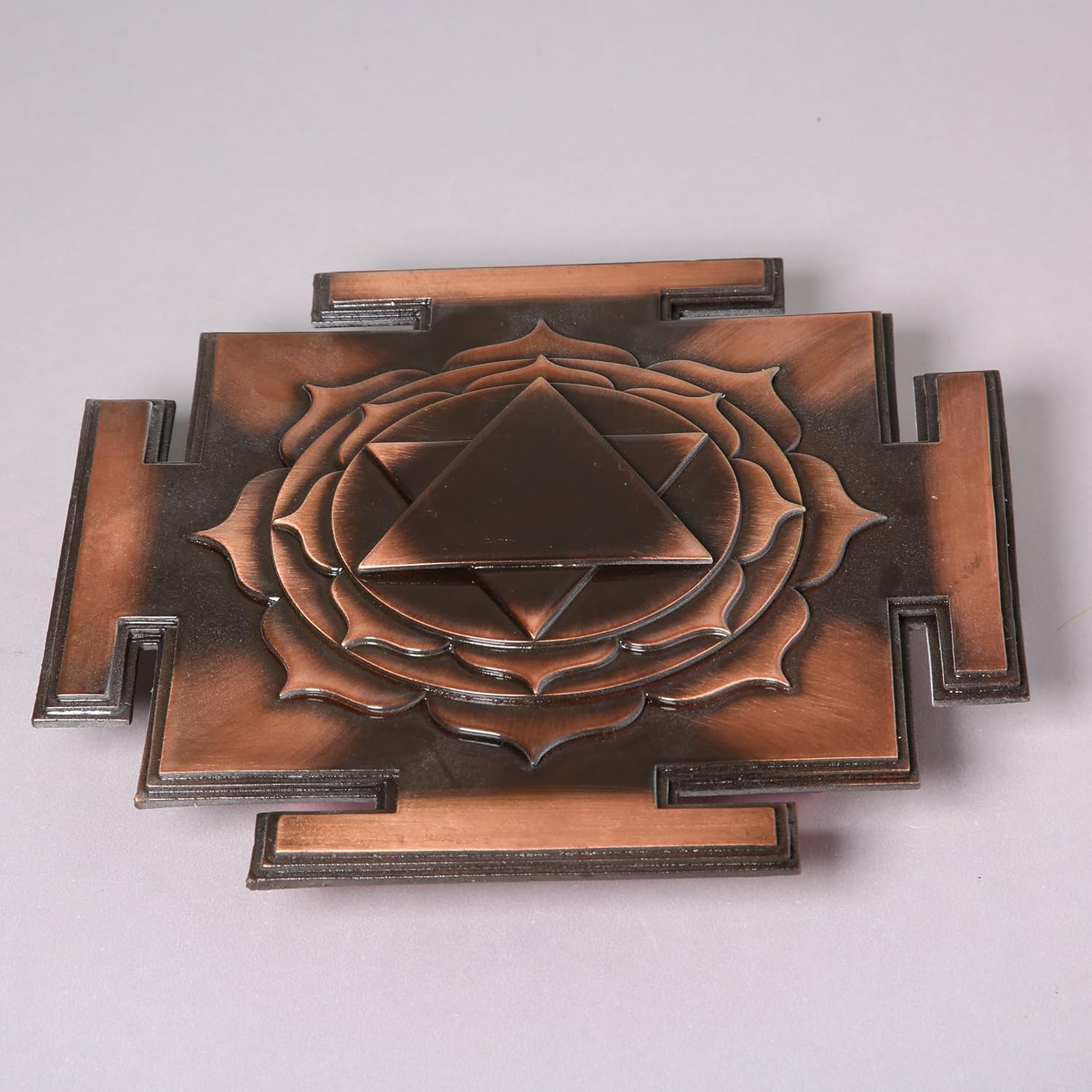 Buy Tatva Yog Copper Plated Effective Siddh Meru Saraswati Yantra 3D Yantra for Home | Office ...