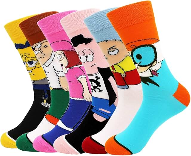 Amazon.com: mens cartoon socks