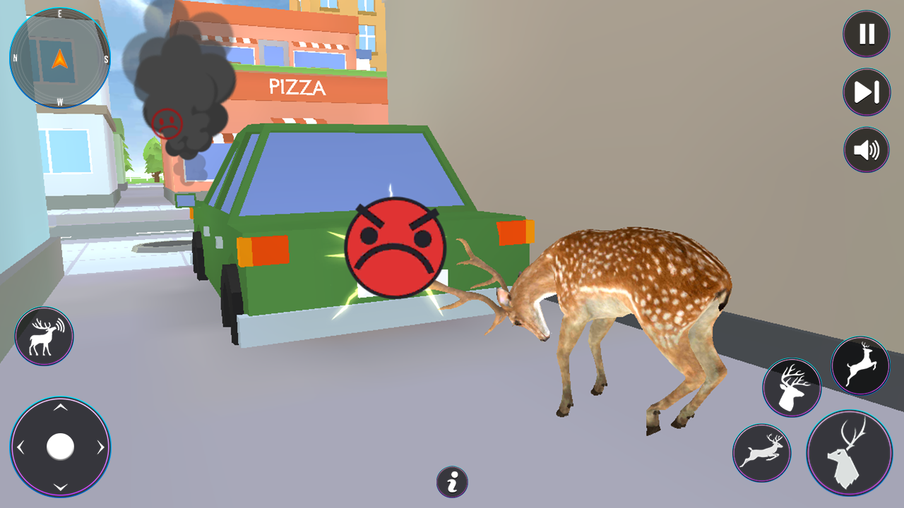 Baby Deer Crazy Boss - Animal Life City Deer Simulator - App on Amazon ...