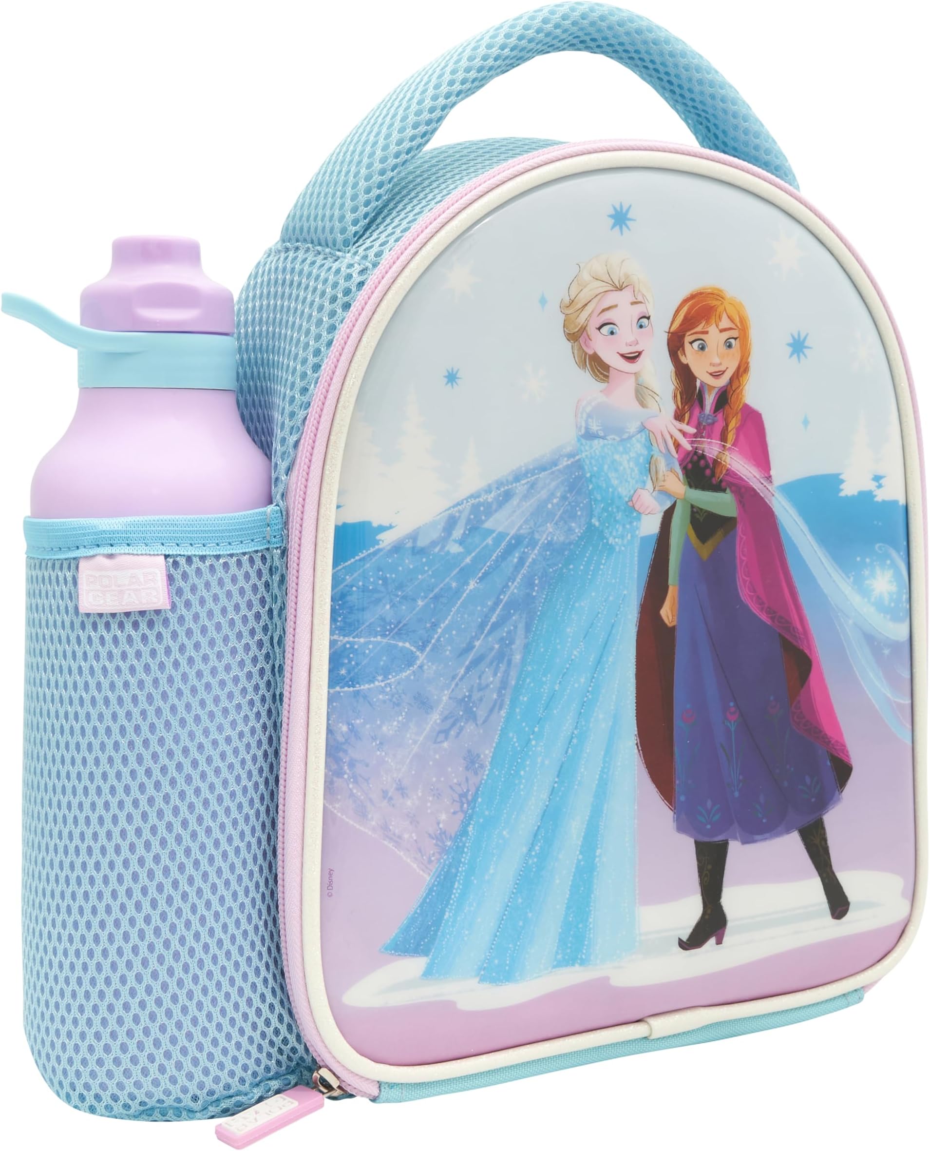 Frozen Character Lunch Bag for Kids - Insulated with Adjustable Strap ...