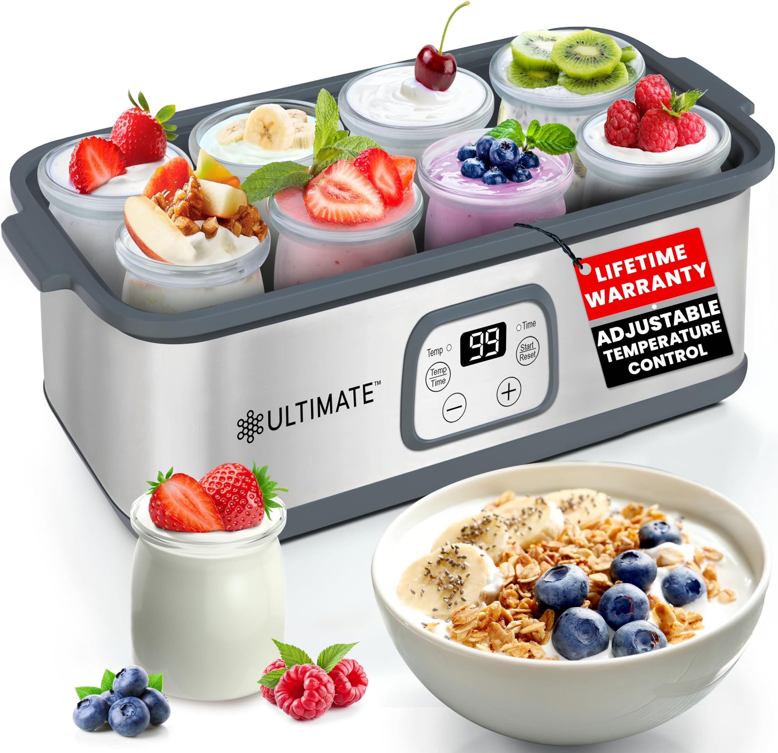 Amazon.com: LynTorin Yogurt Maker, Multi Function Automatic Yogurt ...