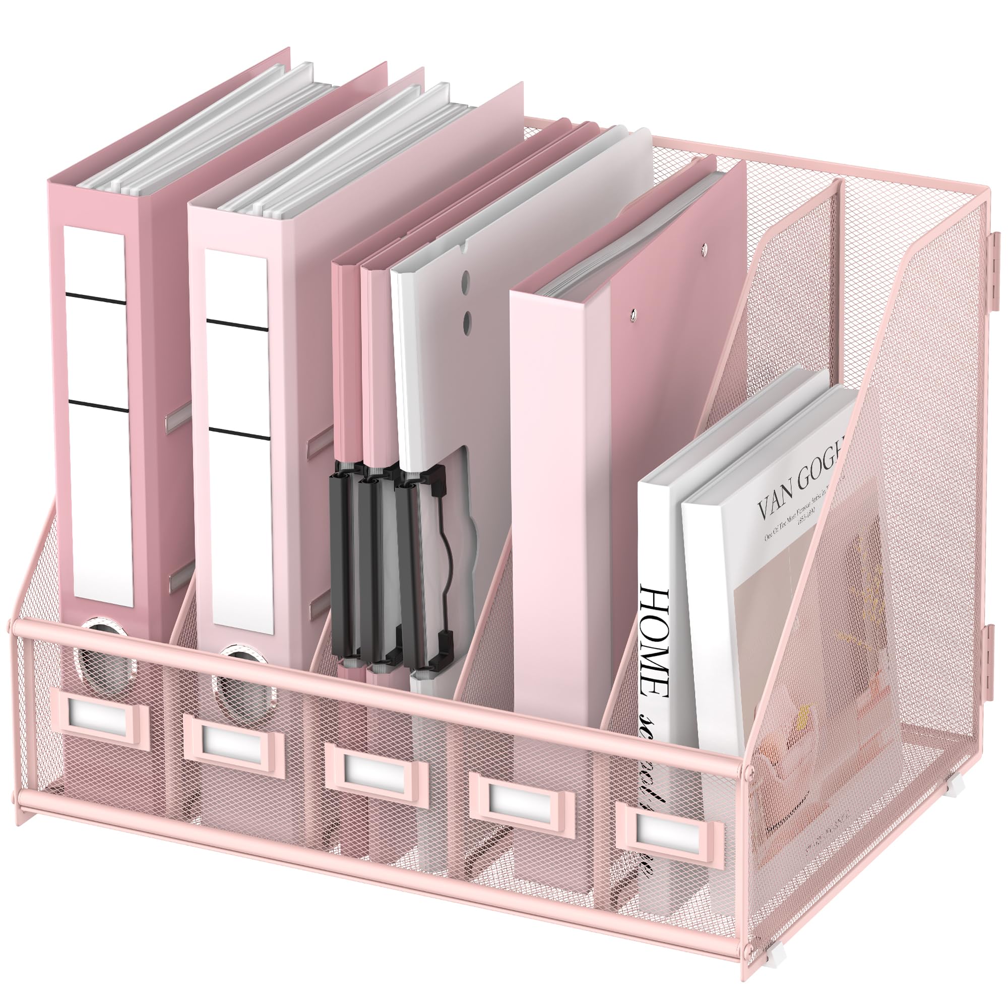 Snapklik.com : DALTACK Desk Organizers Metal Magazine File Holder