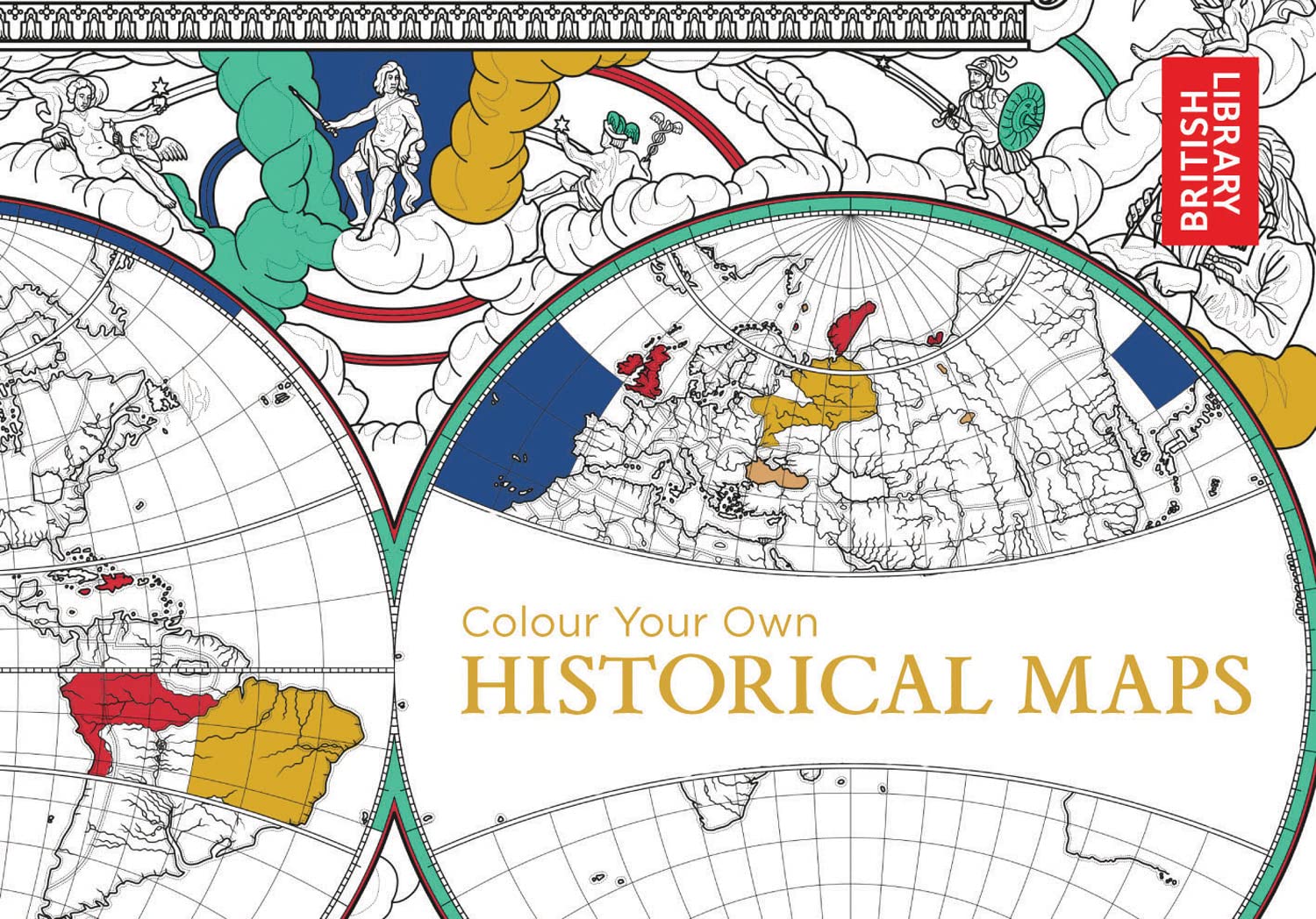 Amazon.com: Colour Your Own Historical Maps: 9781911216018: Library ...