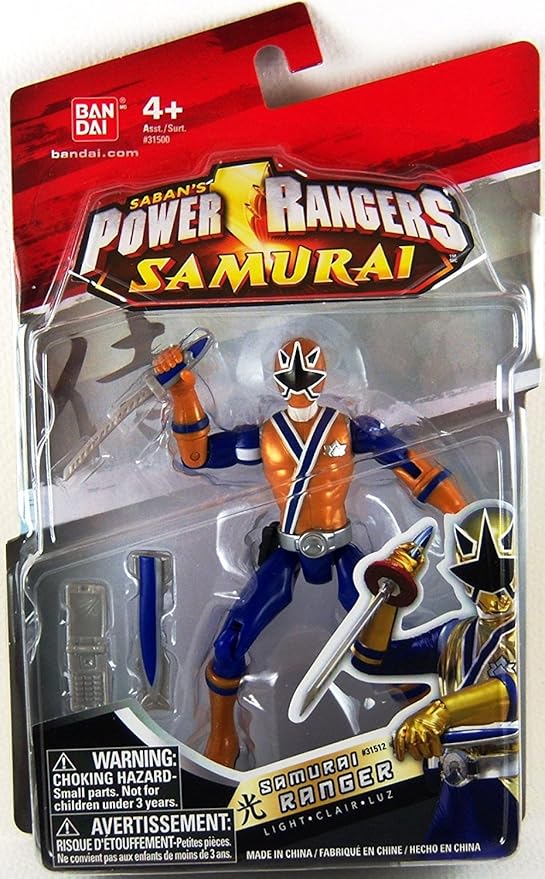 Amazon.com: Power Ranger Samurai Samurai Ranger Light Action Figure ...