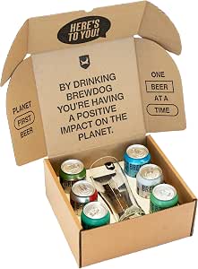 BrewDog Craft Beer Gift Set - Vegan Mixed Pack - 6 x 330ml Premium Beer ...