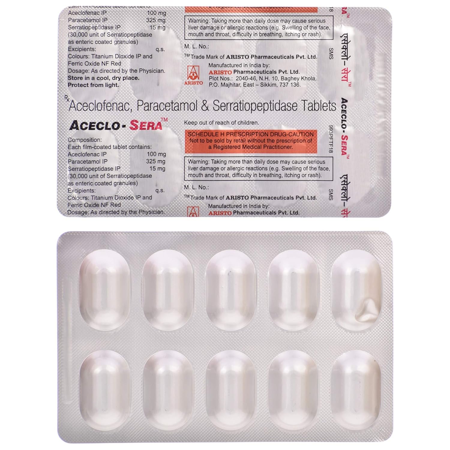 Aceclo Sera - Strip of 10 Tablets : Amazon.in: Health & Personal Care