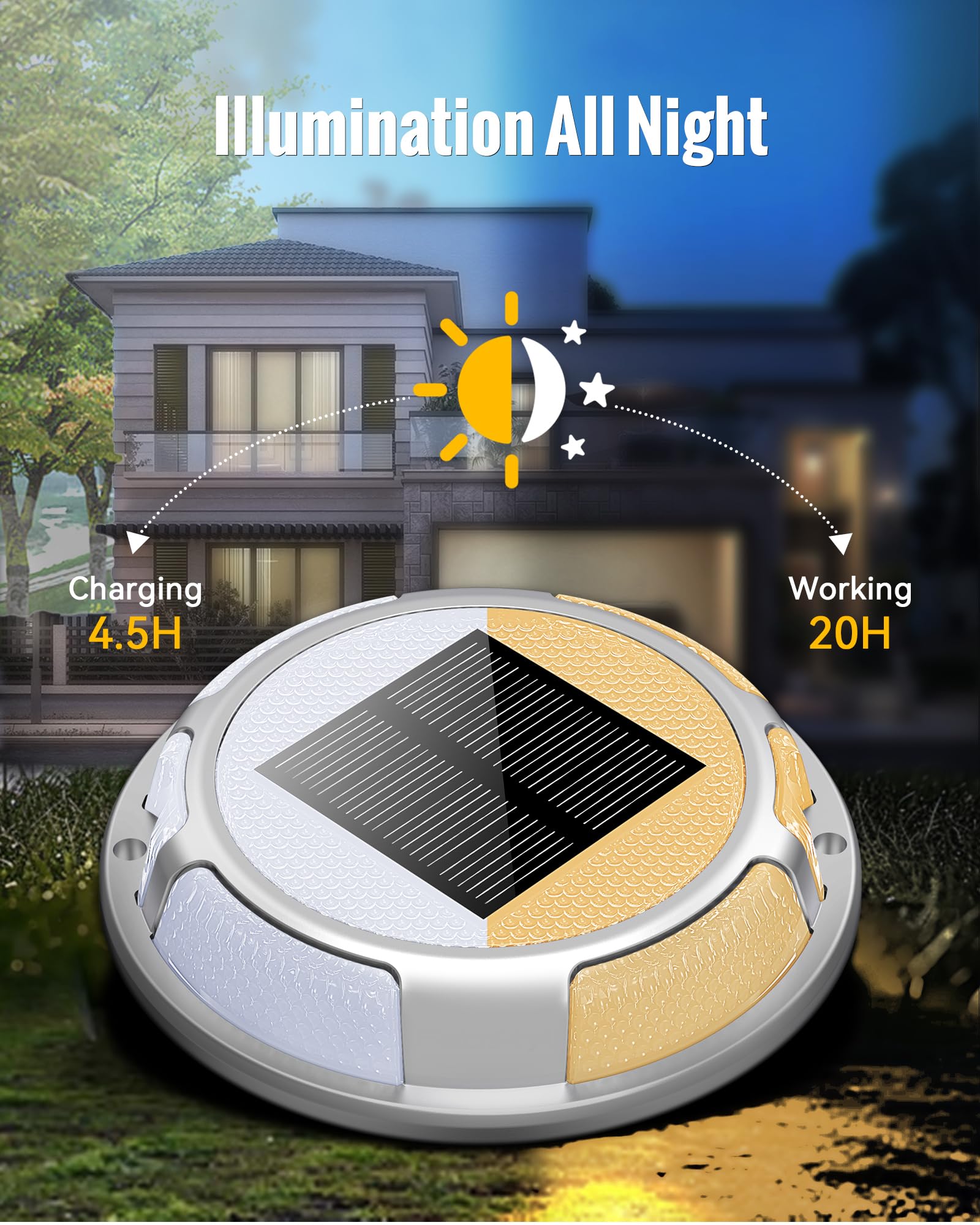 Snapklik.com : FabStyl Solar Driveway Lights Dock Light Waterproof 12 ...