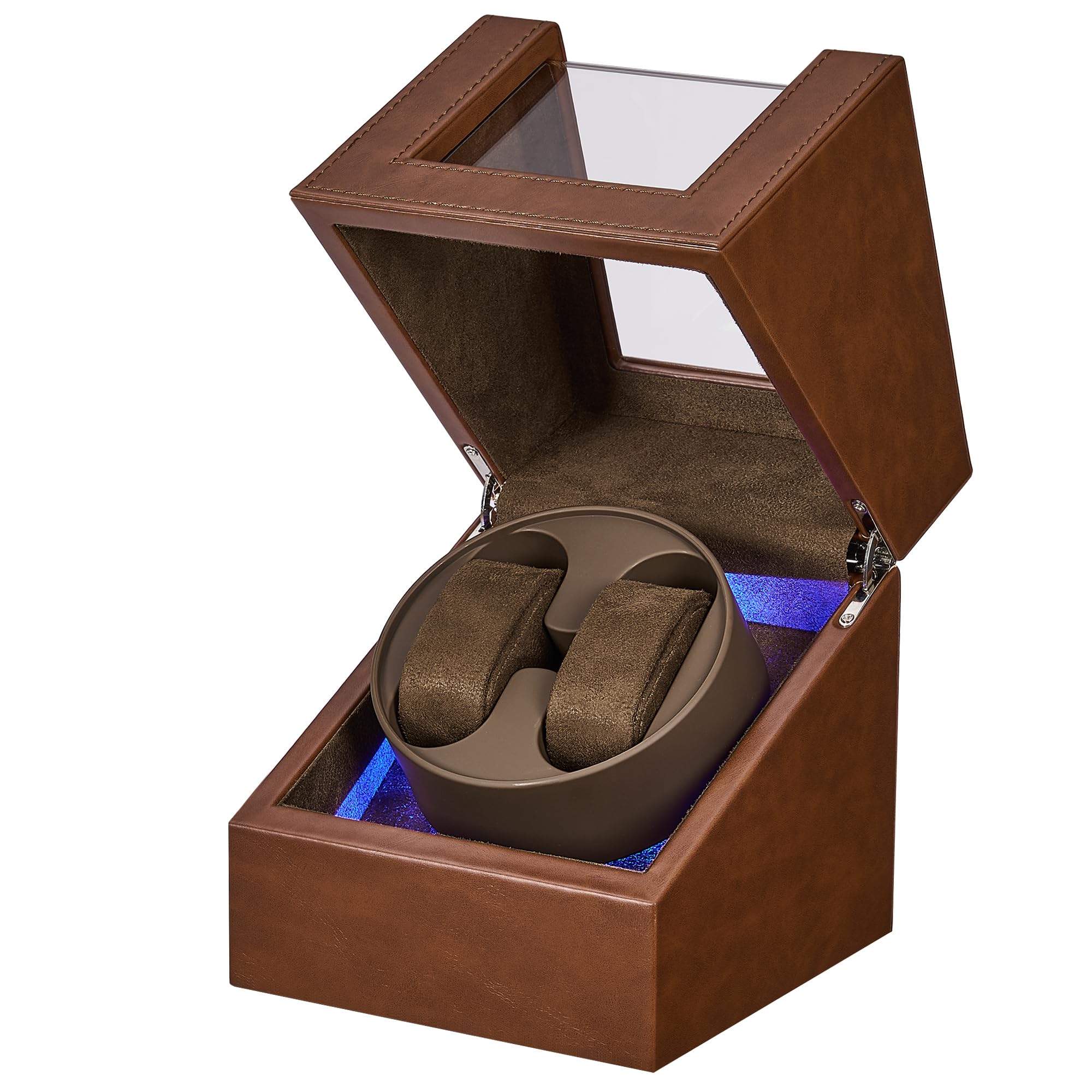 Amazon.com: ANWBROAD Double Watch Winder for Automatic Watches Watch ...