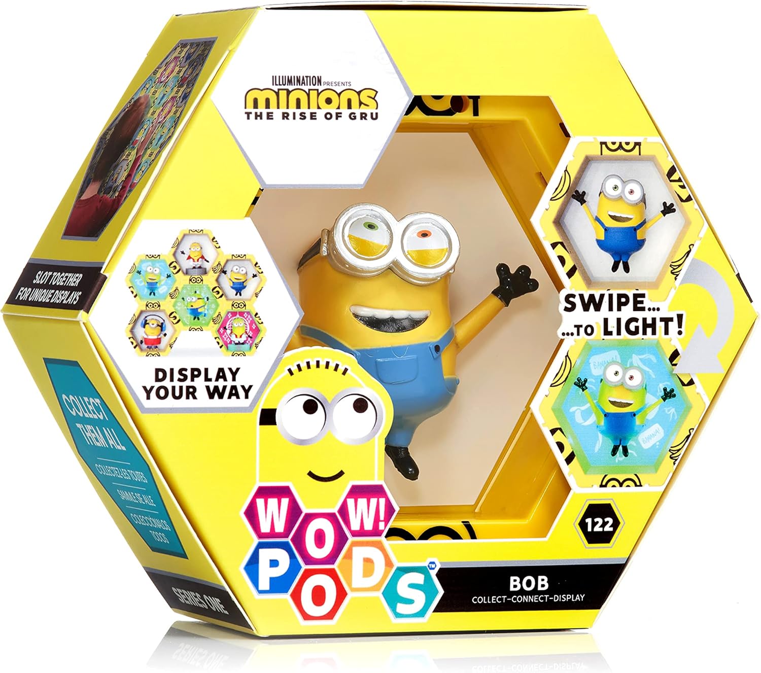 Amazon.com: PODS Minions Collection The Rise of Gru - Bob | Figura de ...