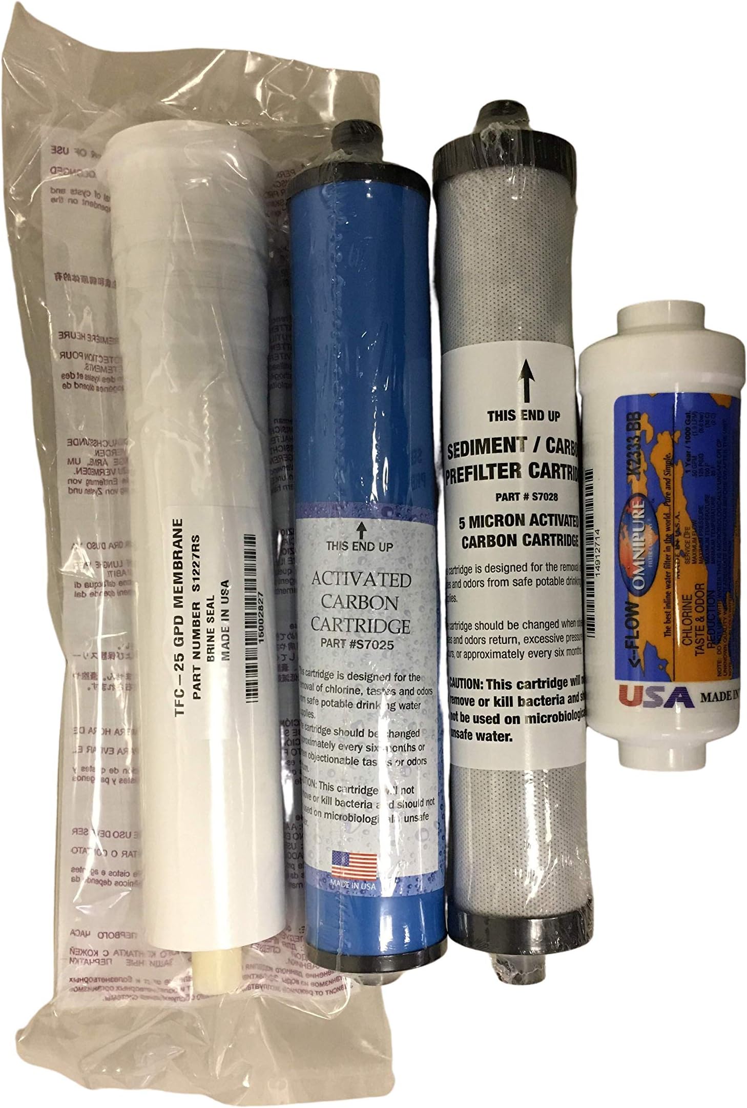 Amazon.com: Microline Compatible TFC-25D Reverse Osmosis Replacement ...