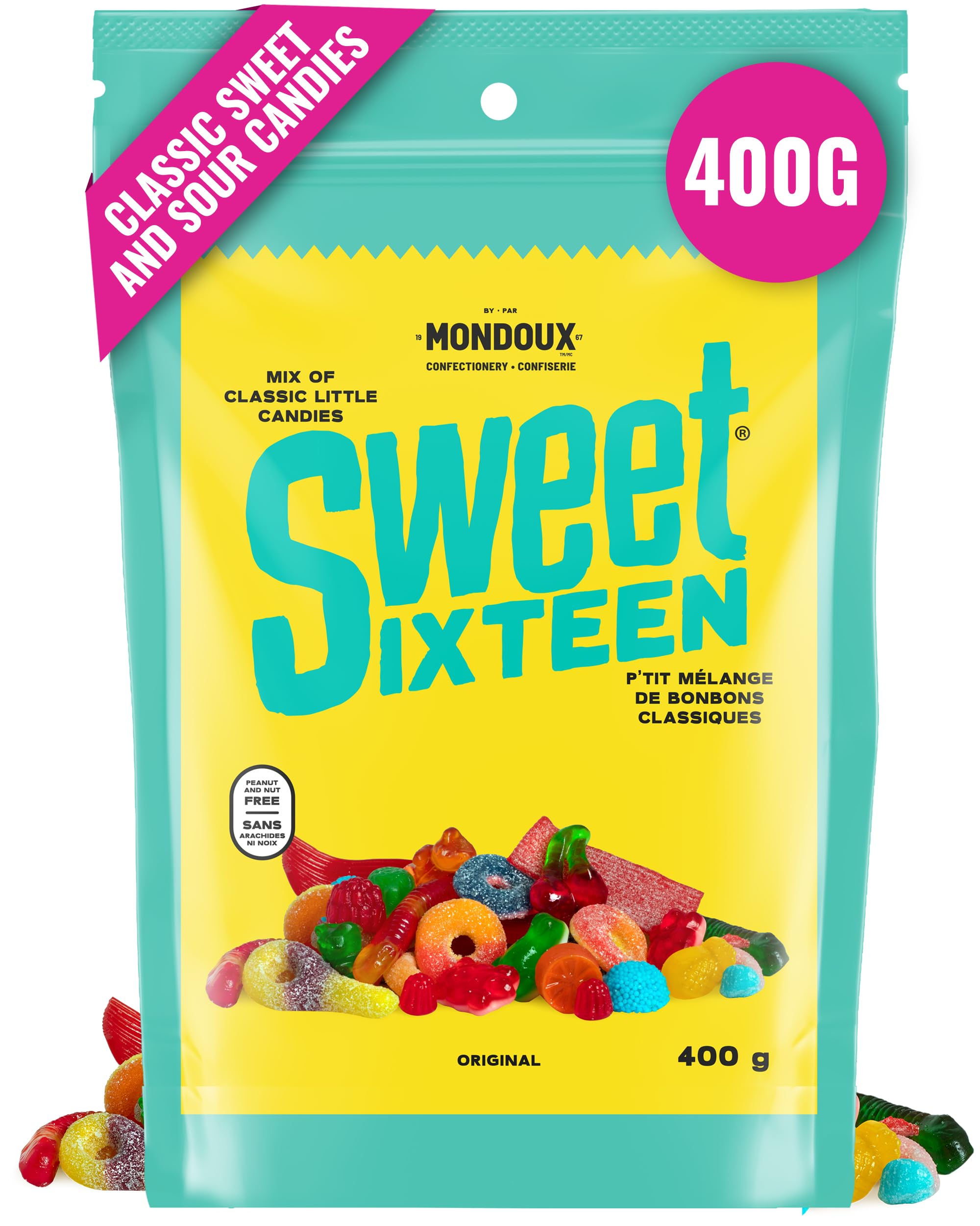 Sweet Sixteen Original Candy – Classic Mix of Sweet and Sour-Coated ...