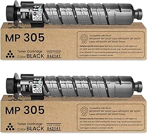 Amazon.com: MP 305 MP305 Cartucho de tóner de alto rendimiento 842141 Tipo 305 Reemplazo para ...