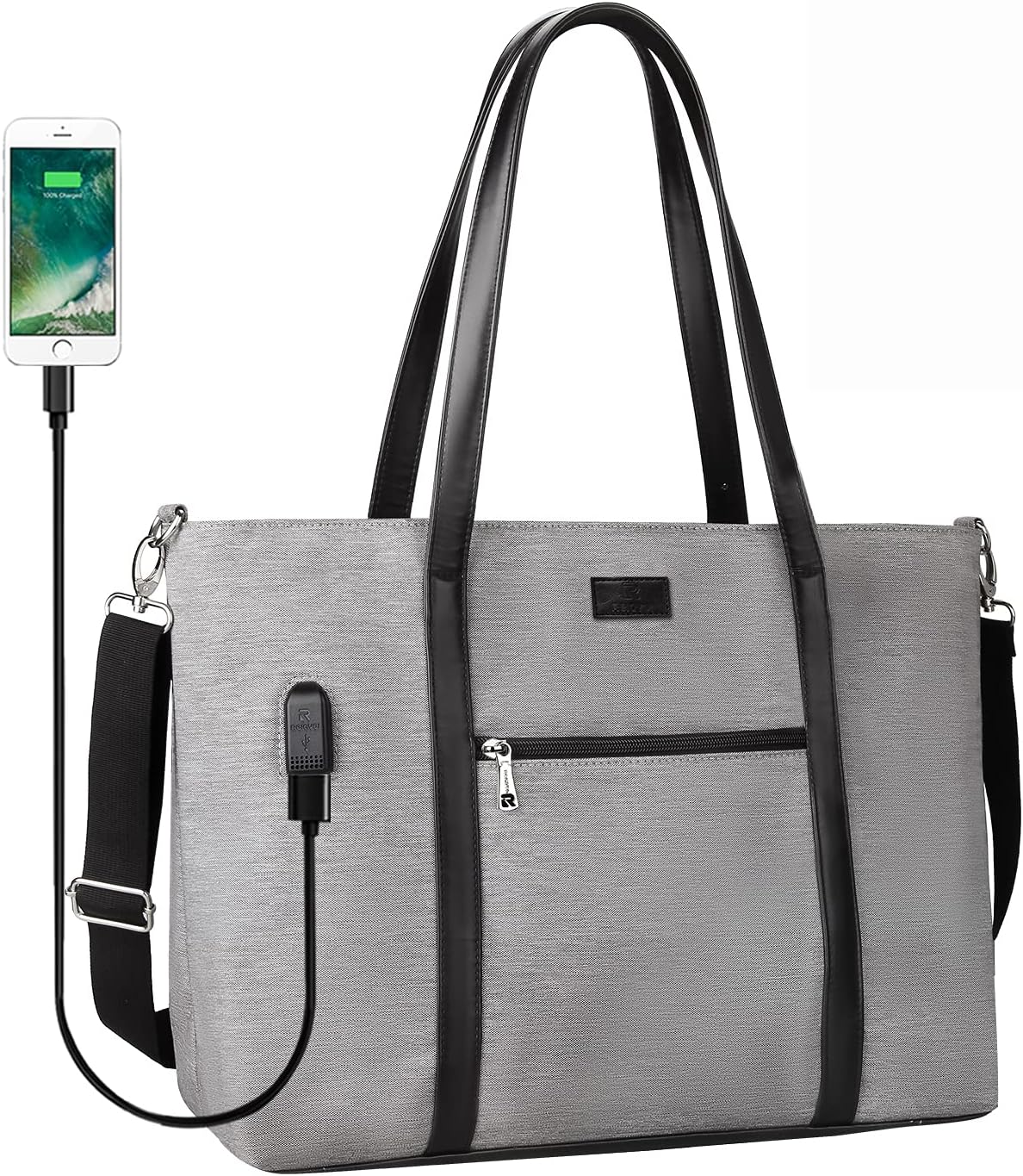 Amazon.com: Laptop Bag for Women, Laptop Tote Bag 17 Inch, Waterproof ...