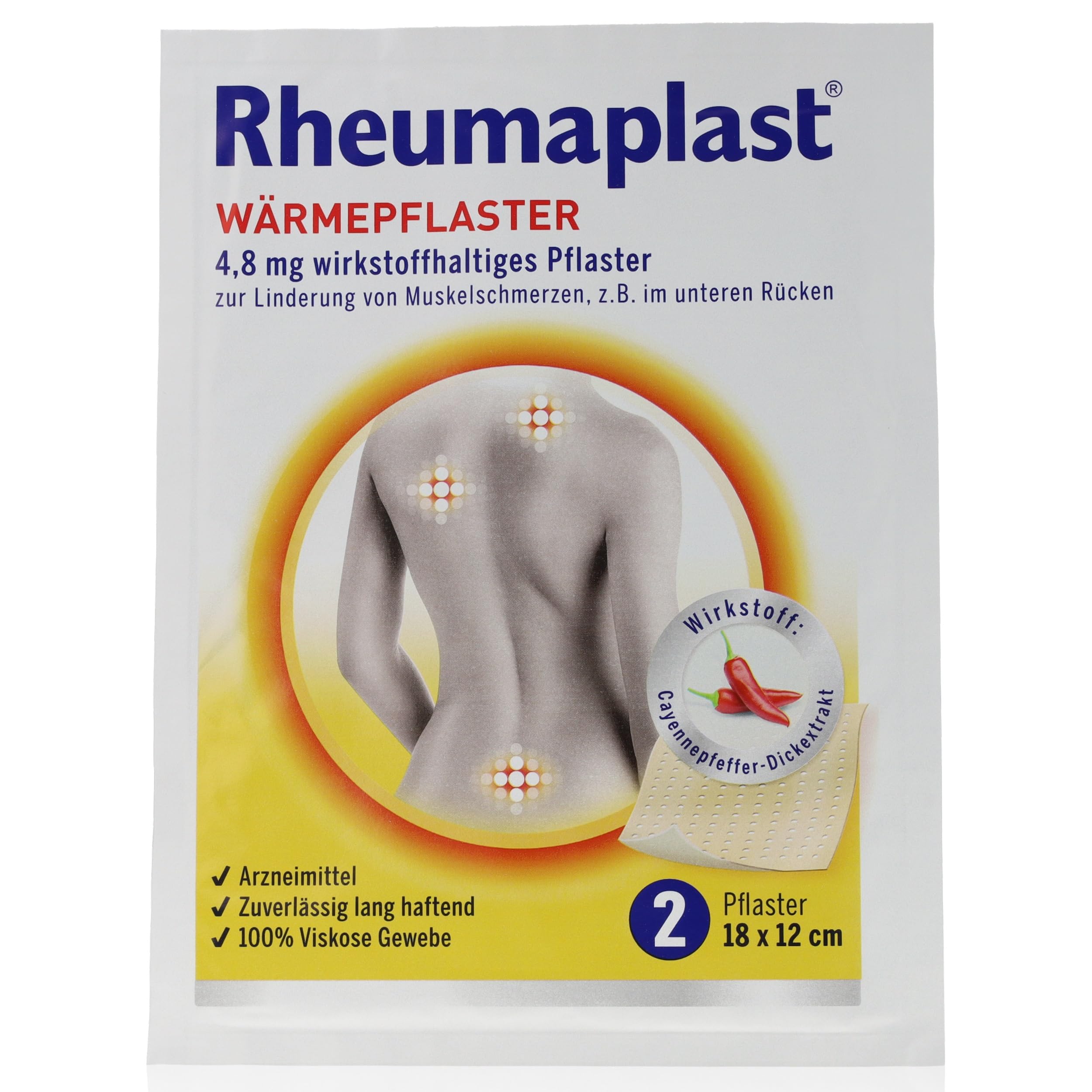 Hansaplast Rheumaplast / Heat Plasters Pack of 6 (18 x 12 cm) : Amazon ...