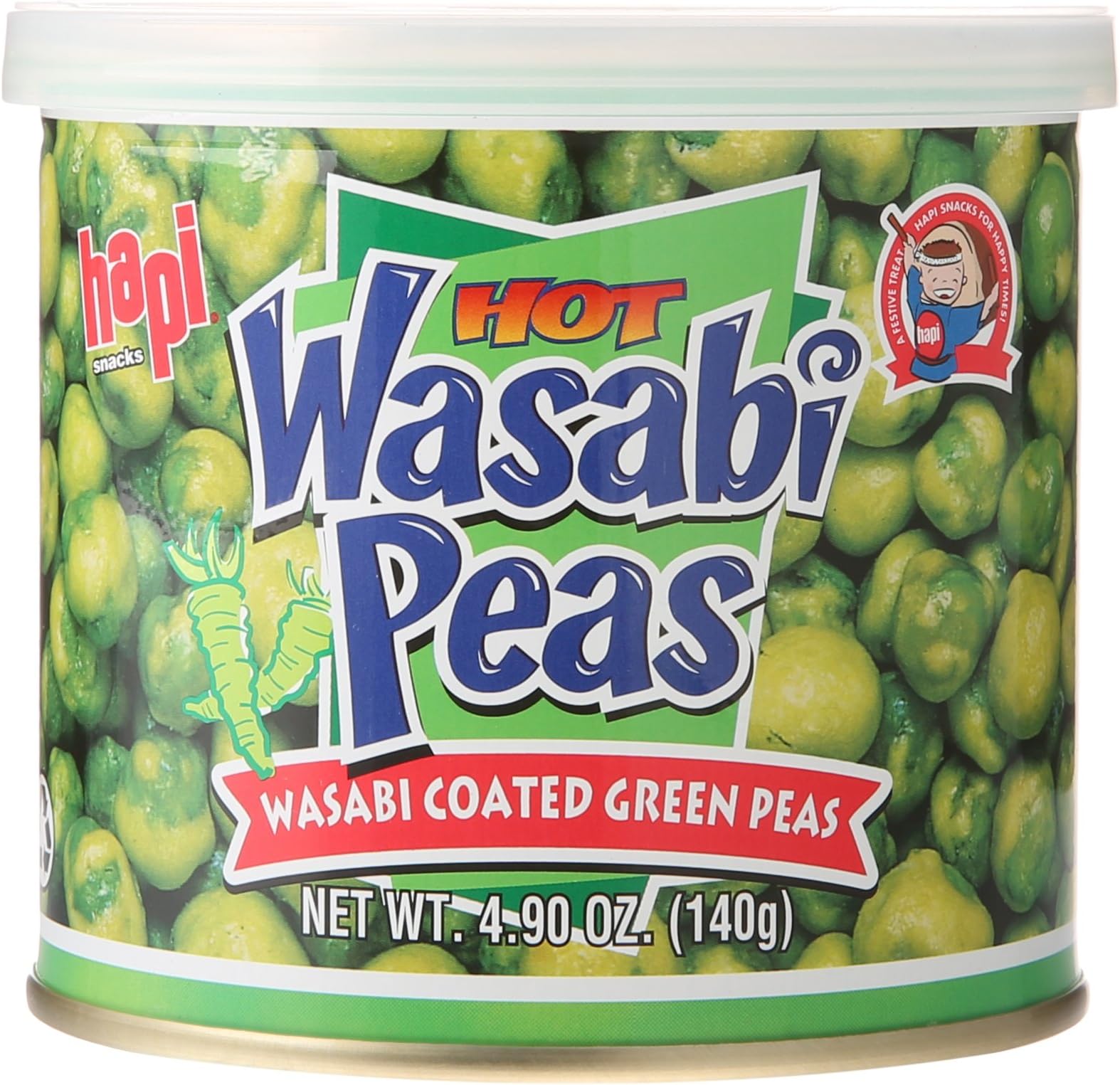 Amazon.com: Hapi Snacks Wasabi Peas, Hot, 9.9 Oz (Pack of 3) : Grocery ...
