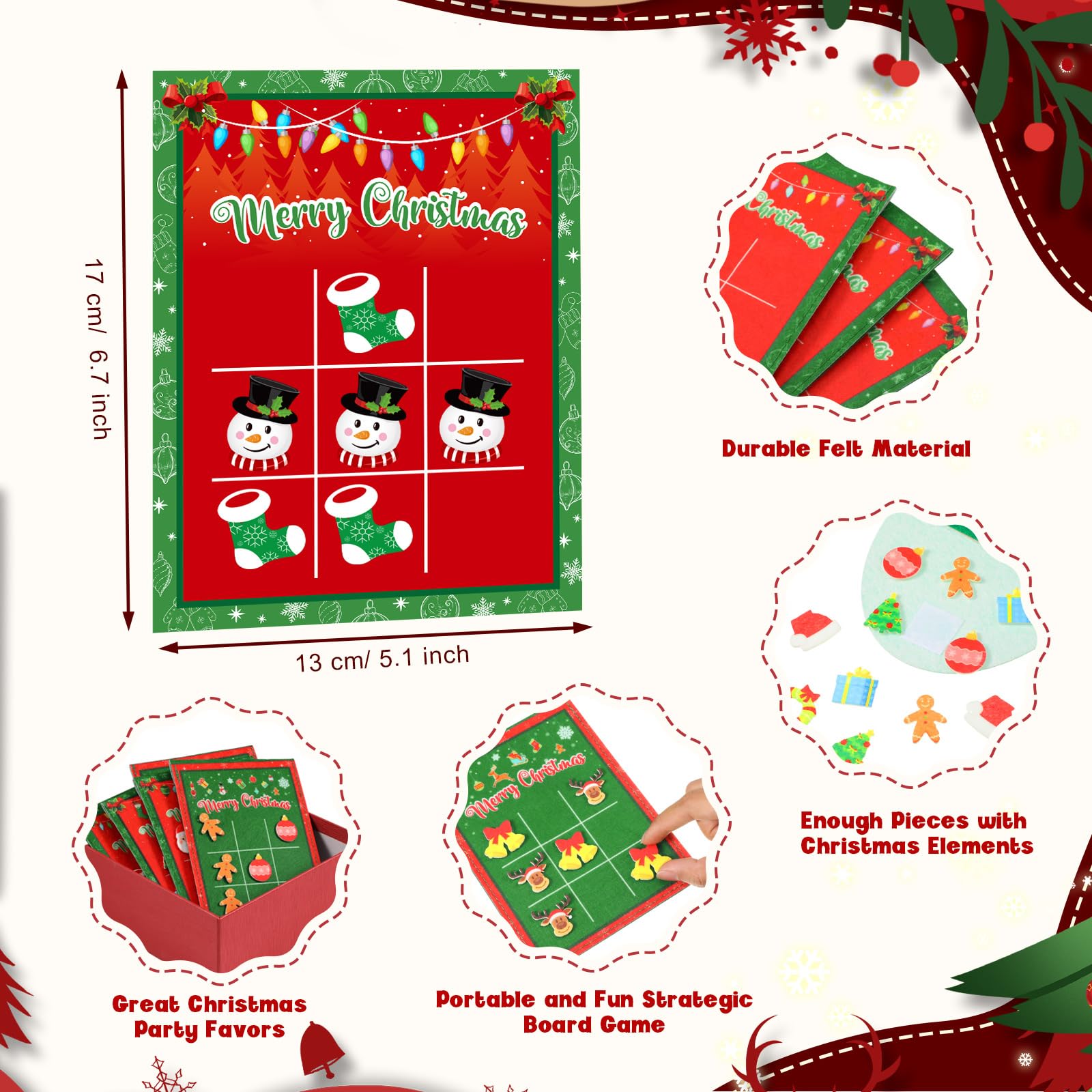 Christmas Goodies For Kids 24 Pack Winter Christmas Party Games Snow ...