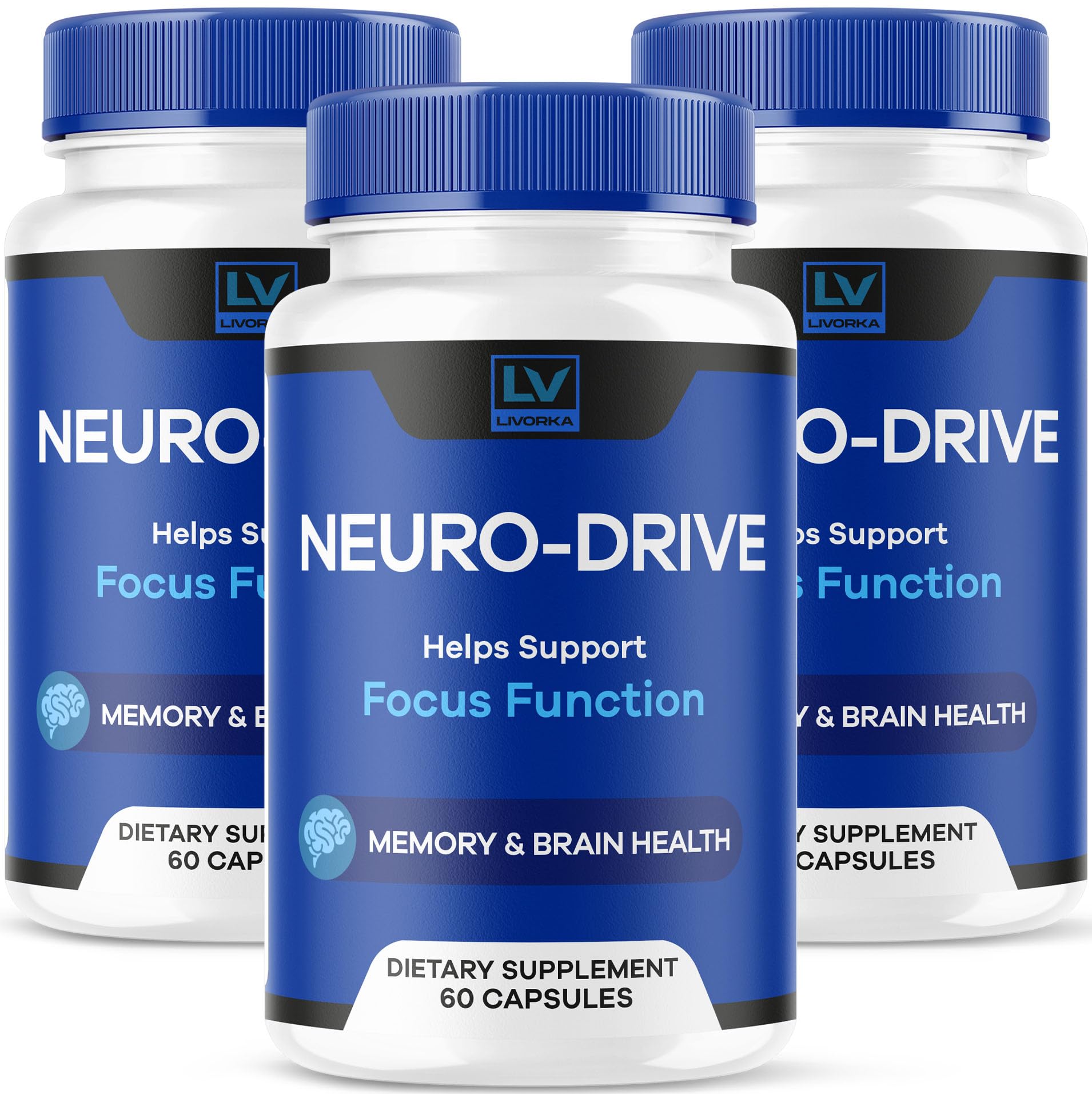 Amazon.com: (3 Pack) Neuro Drive Capsules, Neuro Drive Advanced Formula ...